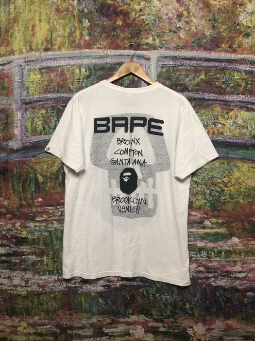 Bape Bape x Stussy World Tour Tee | Grailed