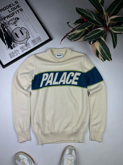 Palace Palace Knit Sweater spellout | Grailed