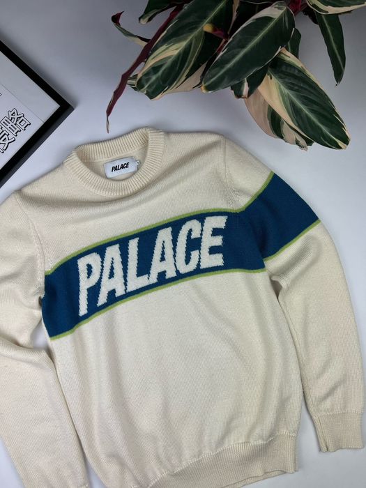 Palace Palace Knit Sweater spellout | Grailed