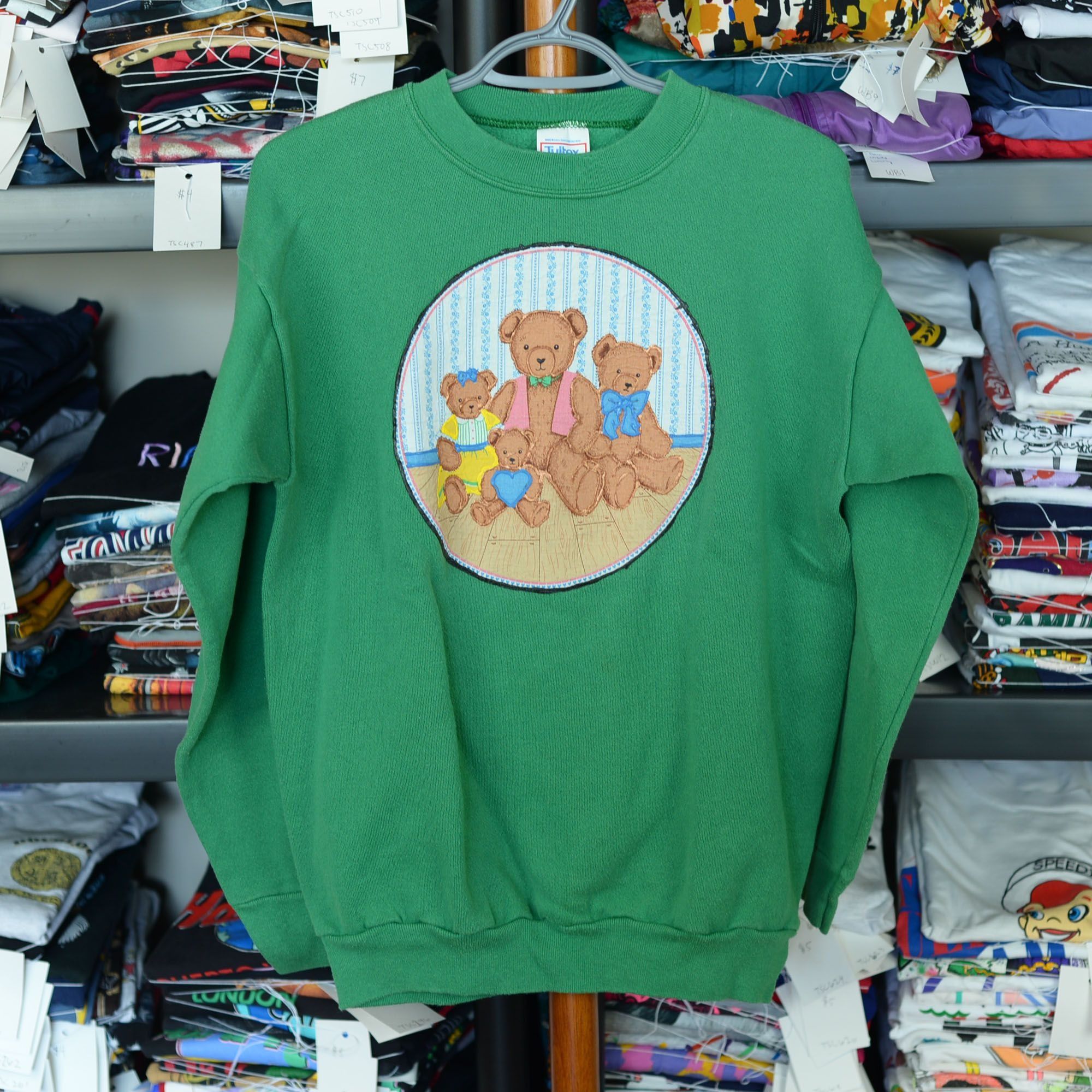 Vintage 90s Tultex Women's Large Bear Family Art VTG Sweatshirt | Grailed