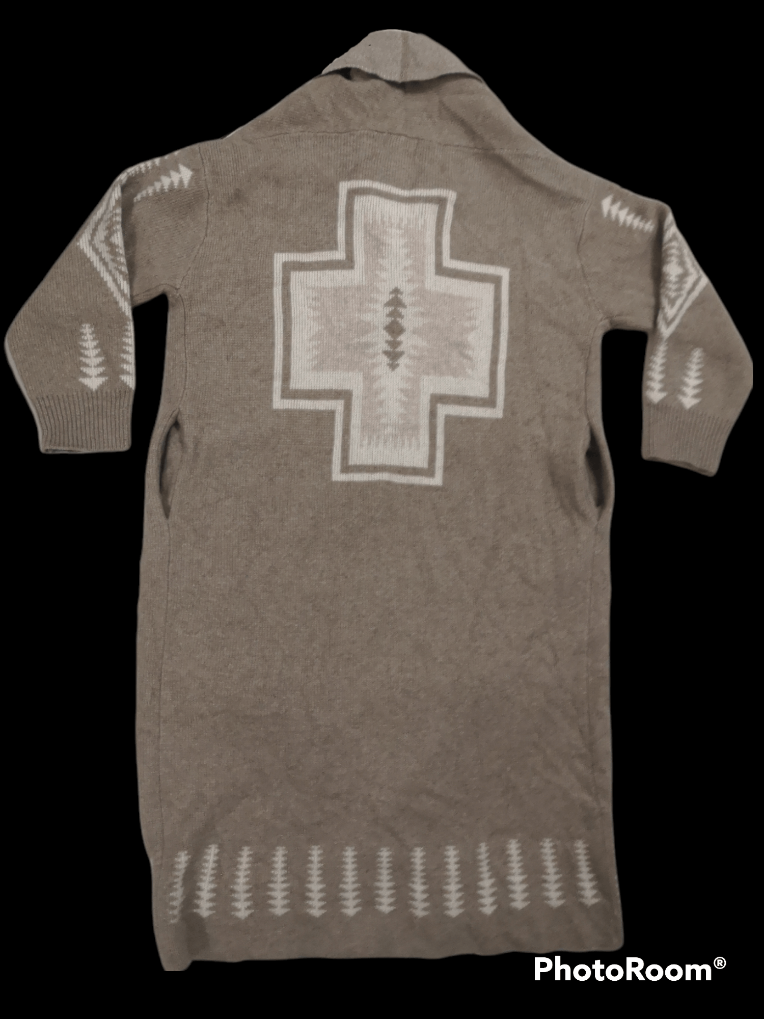 Cardigan × Navajo × Pendleton Rare Pendleton Native American Long Cardigan | Grailed