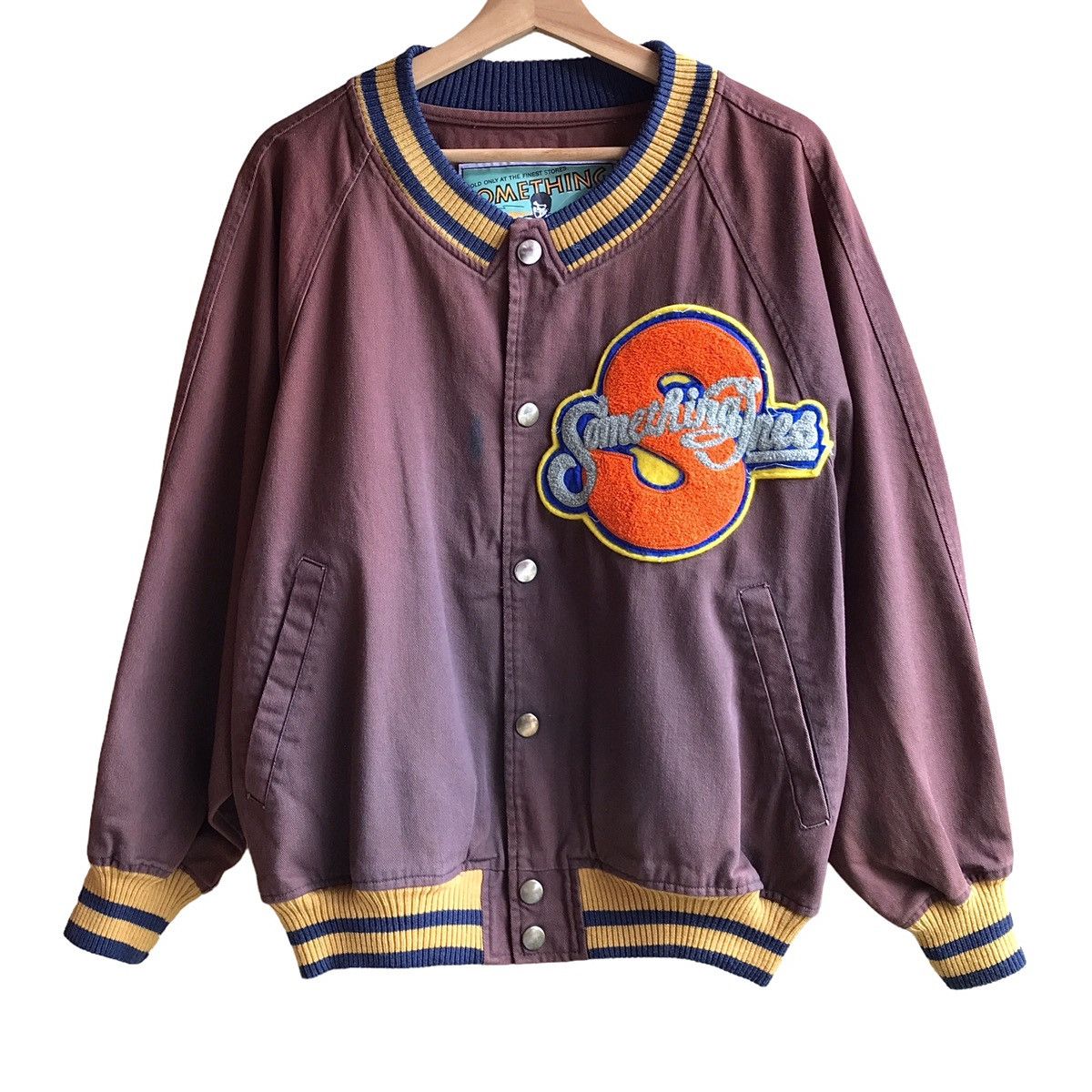 Edwin × Japanese Brand Edwin Japan Something Light Cotton Twill Varsity ...