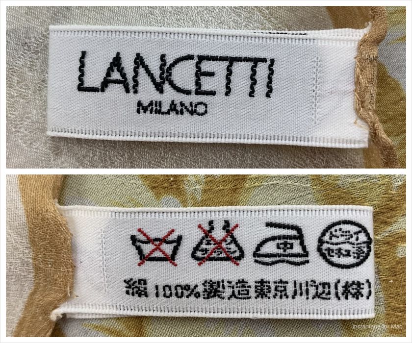 Vintage Lancetti Silk Scarf / Shawl / Wrap / Square Scarf | Grailed