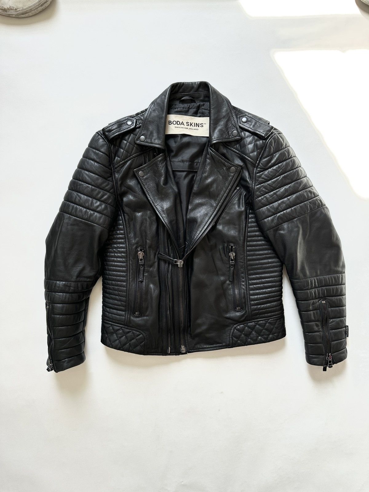 Boda Skins Kay Michaels biker protection leather jacket | Grailed