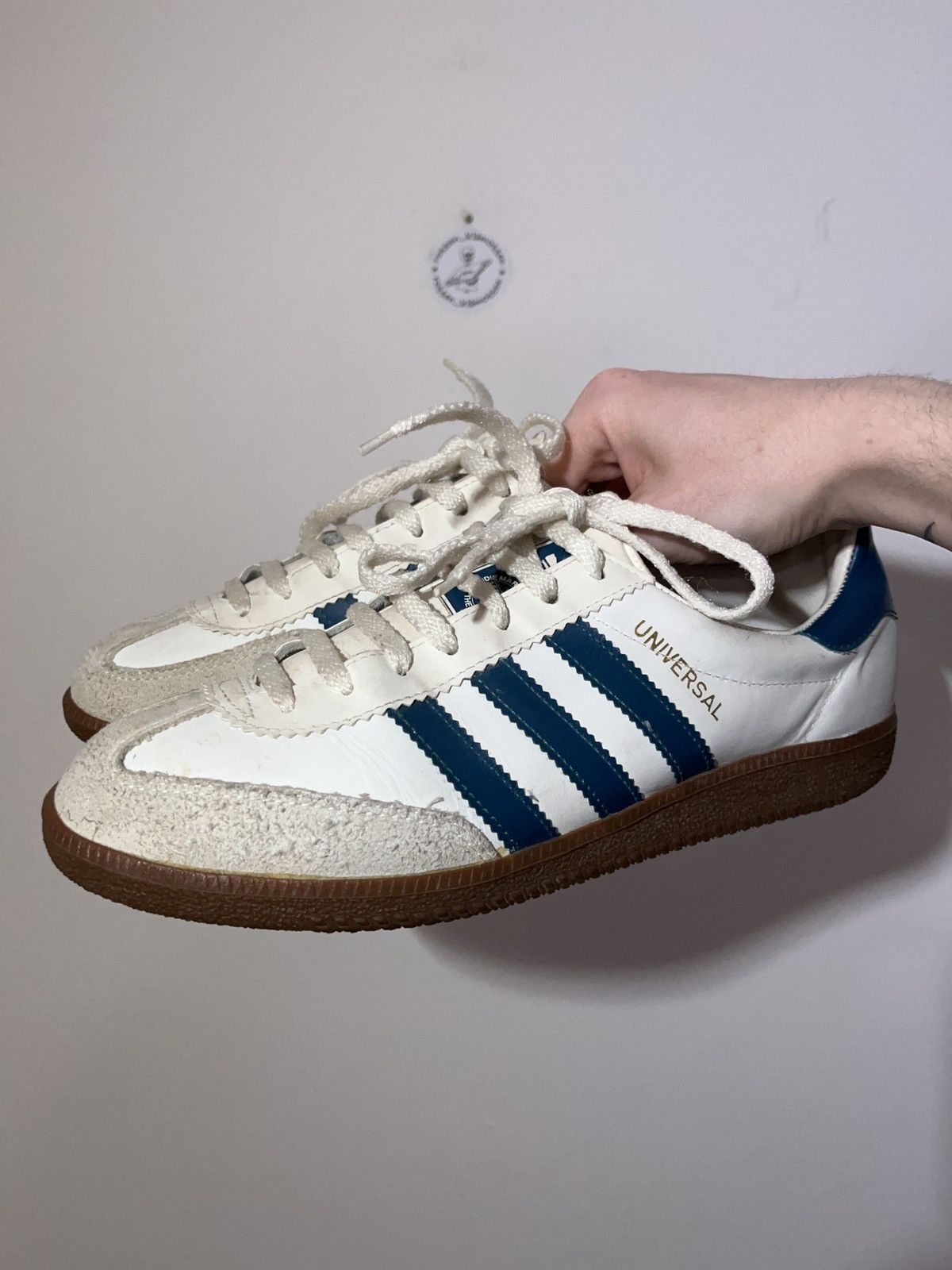 Adidas Adidas universal 80s samba sample blue rare cream slovenia | Grailed