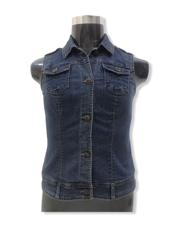 Denim Jacket × Market × Tracey Vest BACCINI Unique Flower Lace Denim ...