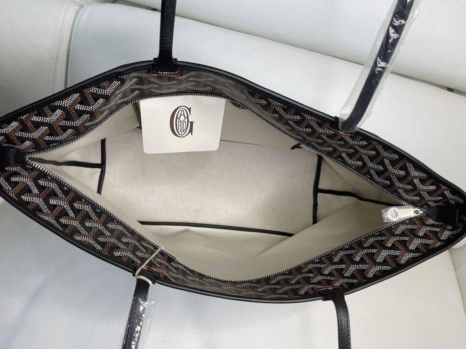 Goyard 2023 Goyard Artois PM Small Black Zipped & Structured Tote | Grailed