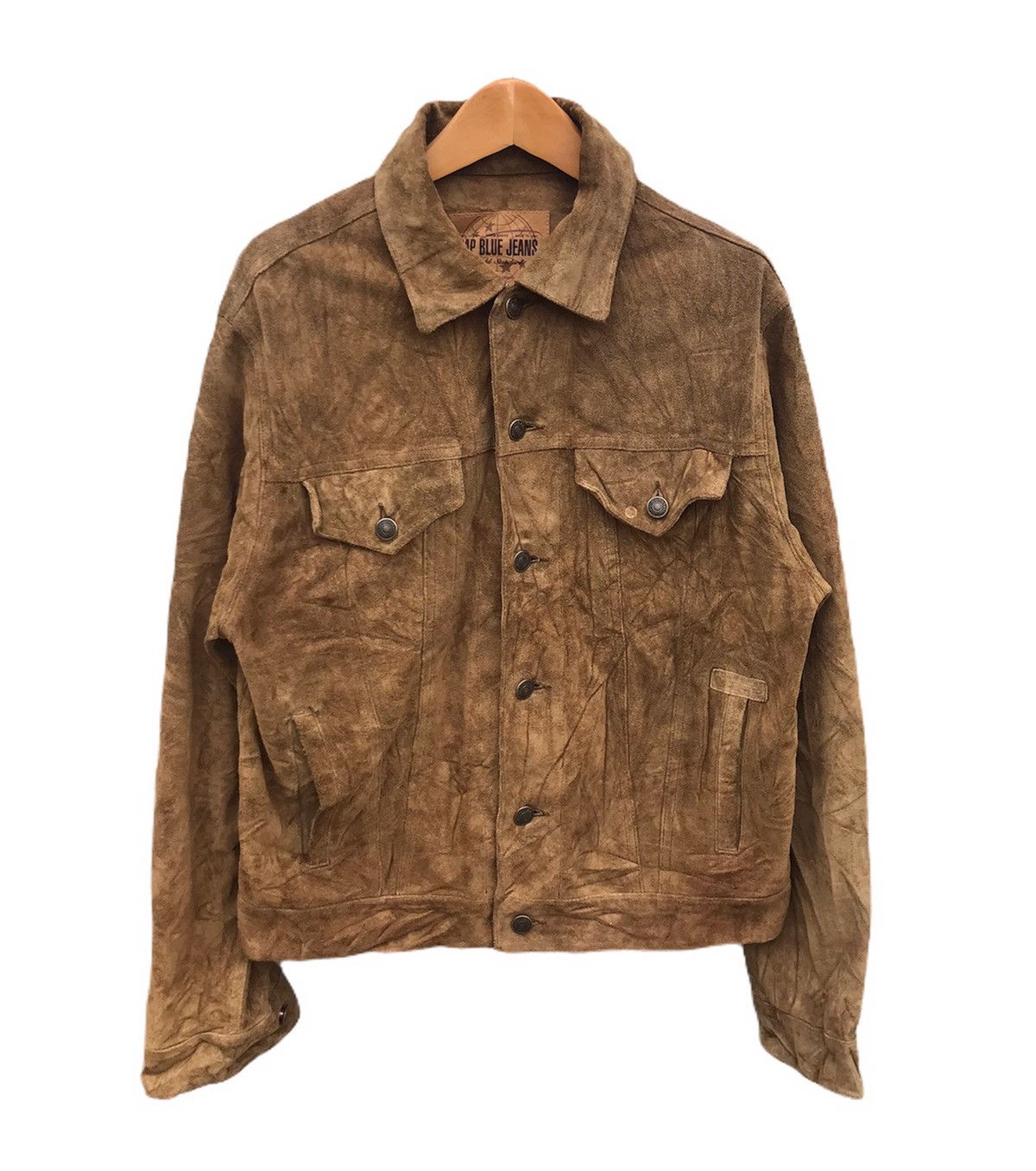 Gap × Leather Jacket × Rare Gap type 3 leather jacket | Grailed