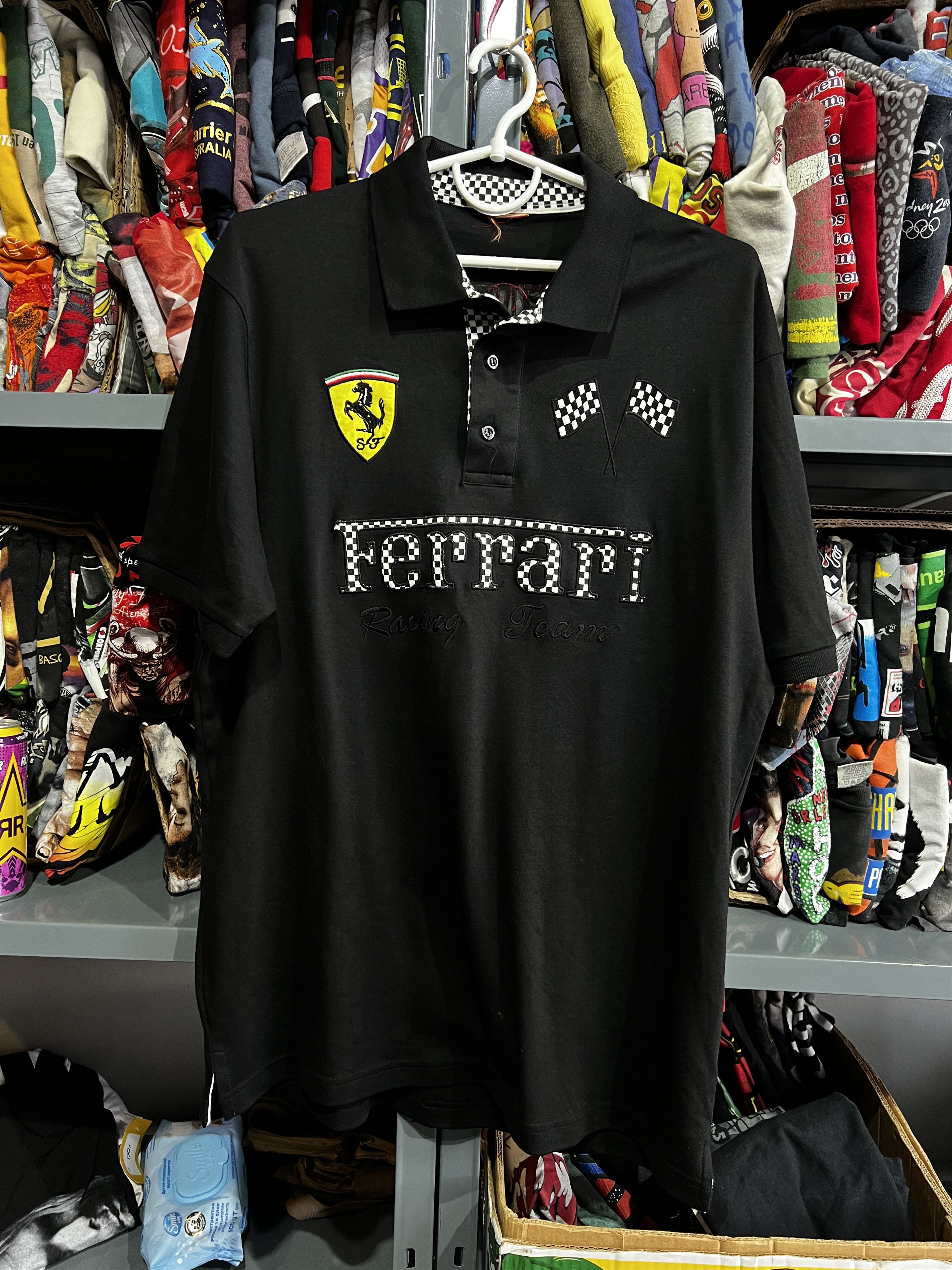 Vintage Ferrari Michael Schumacher F1 Polo Shirt | Grailed