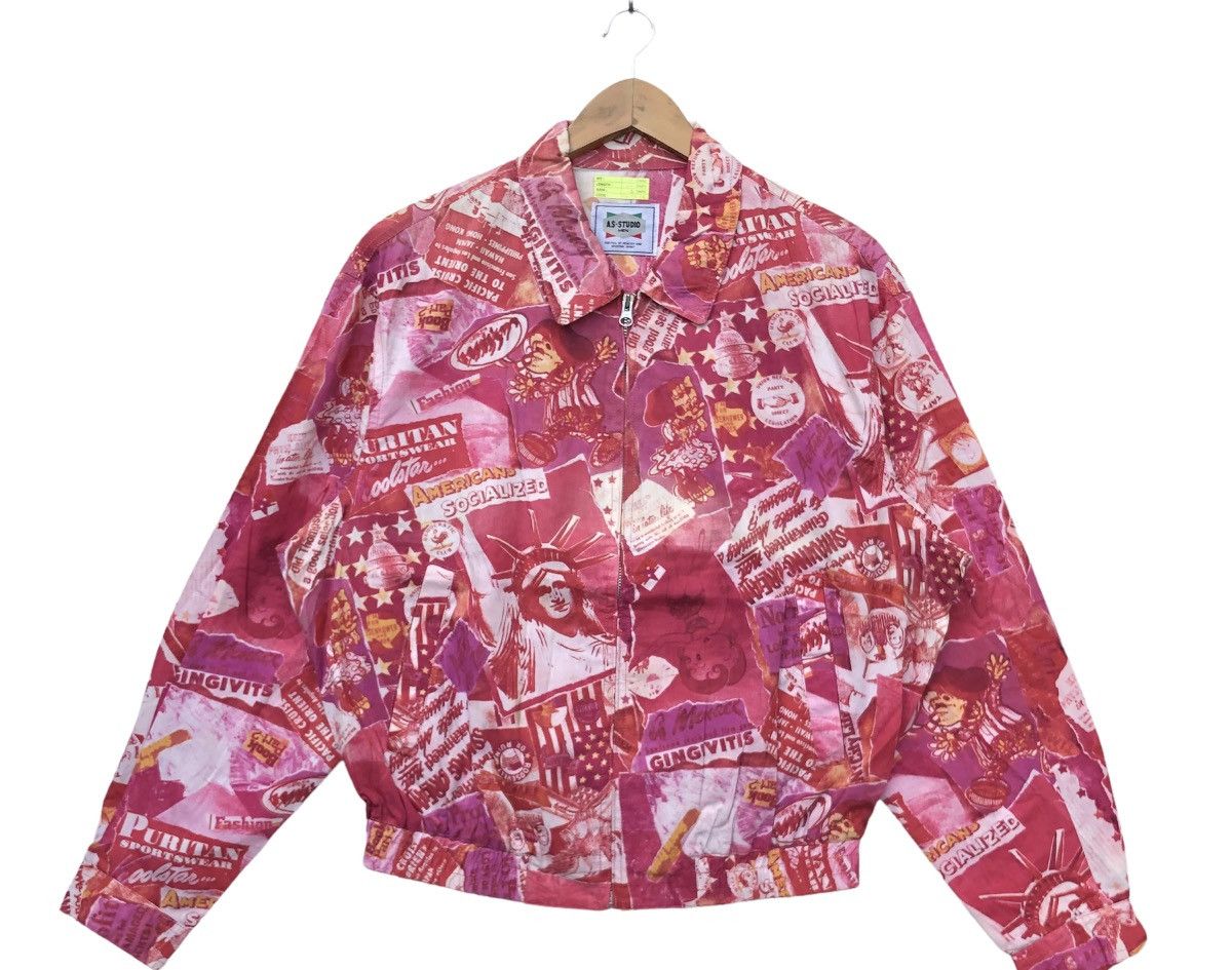 Japanese Brand × Vintage Vintage As Studio Japanese Brand Full Print ...