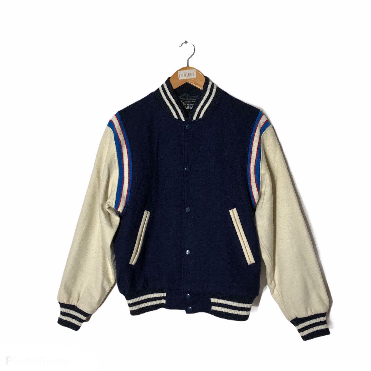 Japanese Brand WORLD JUMP VARSITY JACKET | Grailed