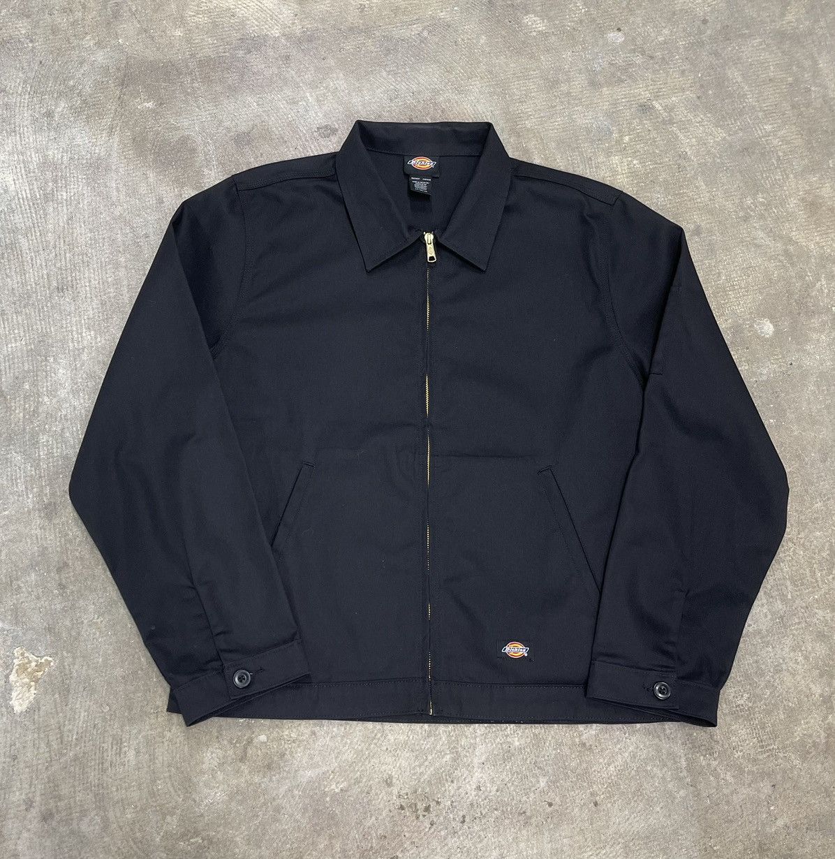 Vintage VINTAGE DICKIES WORK JACKET BLACK Large | Grailed
