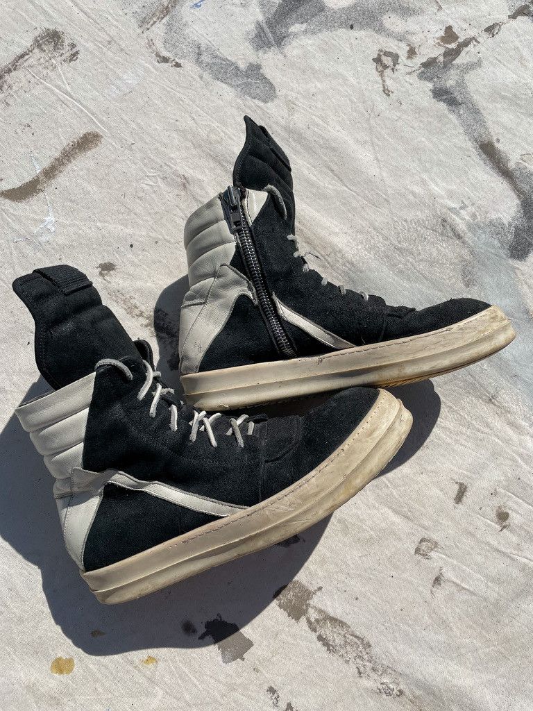 Rick Owens Archive Rick Owens Suede Geobasket High Top Sneaker FW11 ...