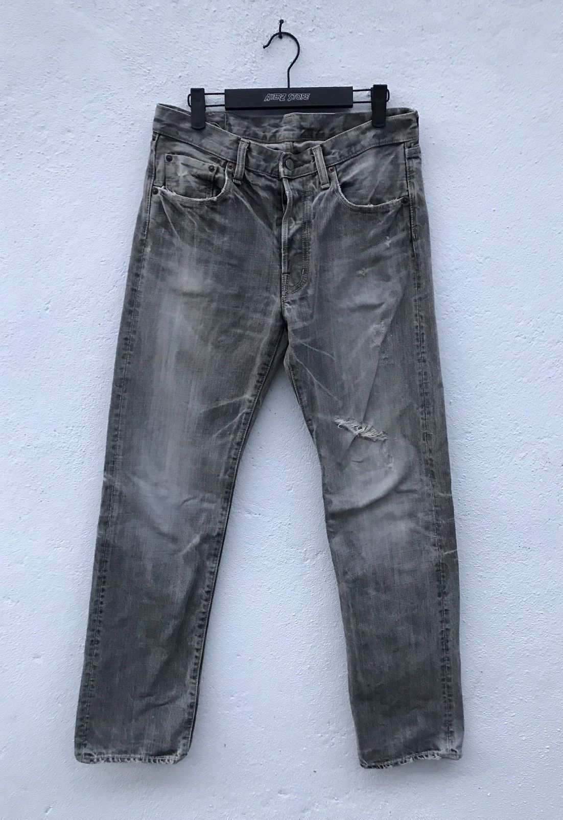 OMNIGOD × Spellbound Made In Japan Spellbound Distressed Denim Jeans ...