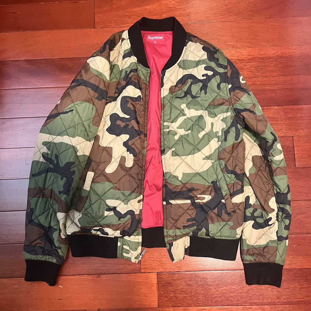 Supreme Supreme S/S 2012 Blimp Quilted Work Jacket Camo | Grailed