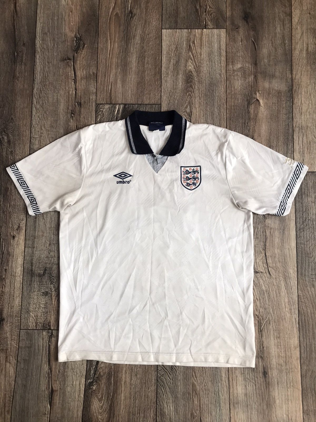 Fifa World Cup × Umbro × Vintage ENGLAND UMBRO REISSUE 1990/1992 HOME ...