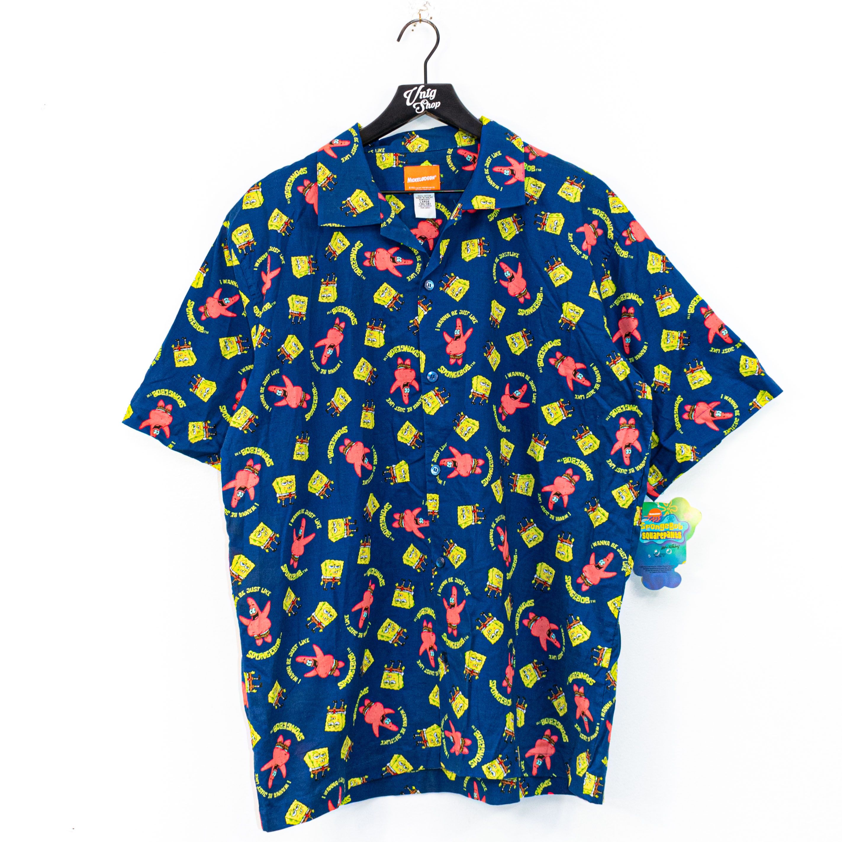 Nickelodeon × Vintage 2002 Nickelodeon SpongeBob Squarepants Button Up ...