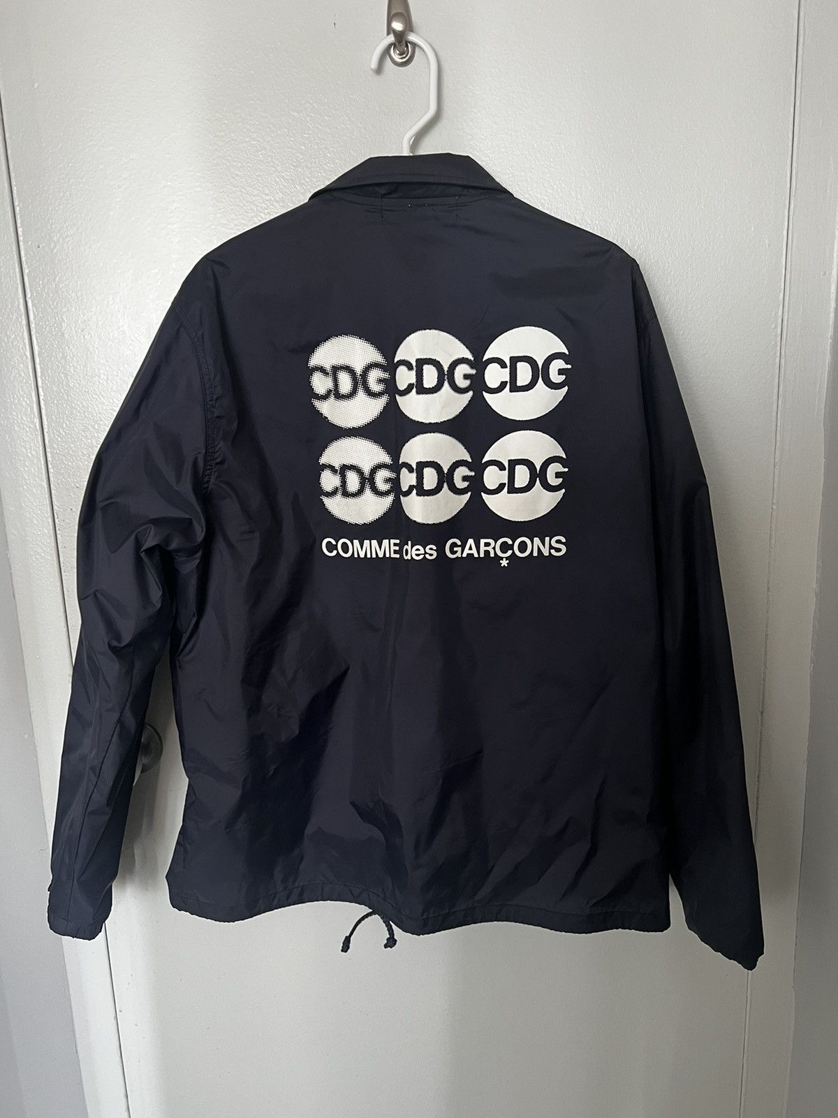 Comme des Garcons Comme des Garcons Coach Jacket CDG logo print | Grailed