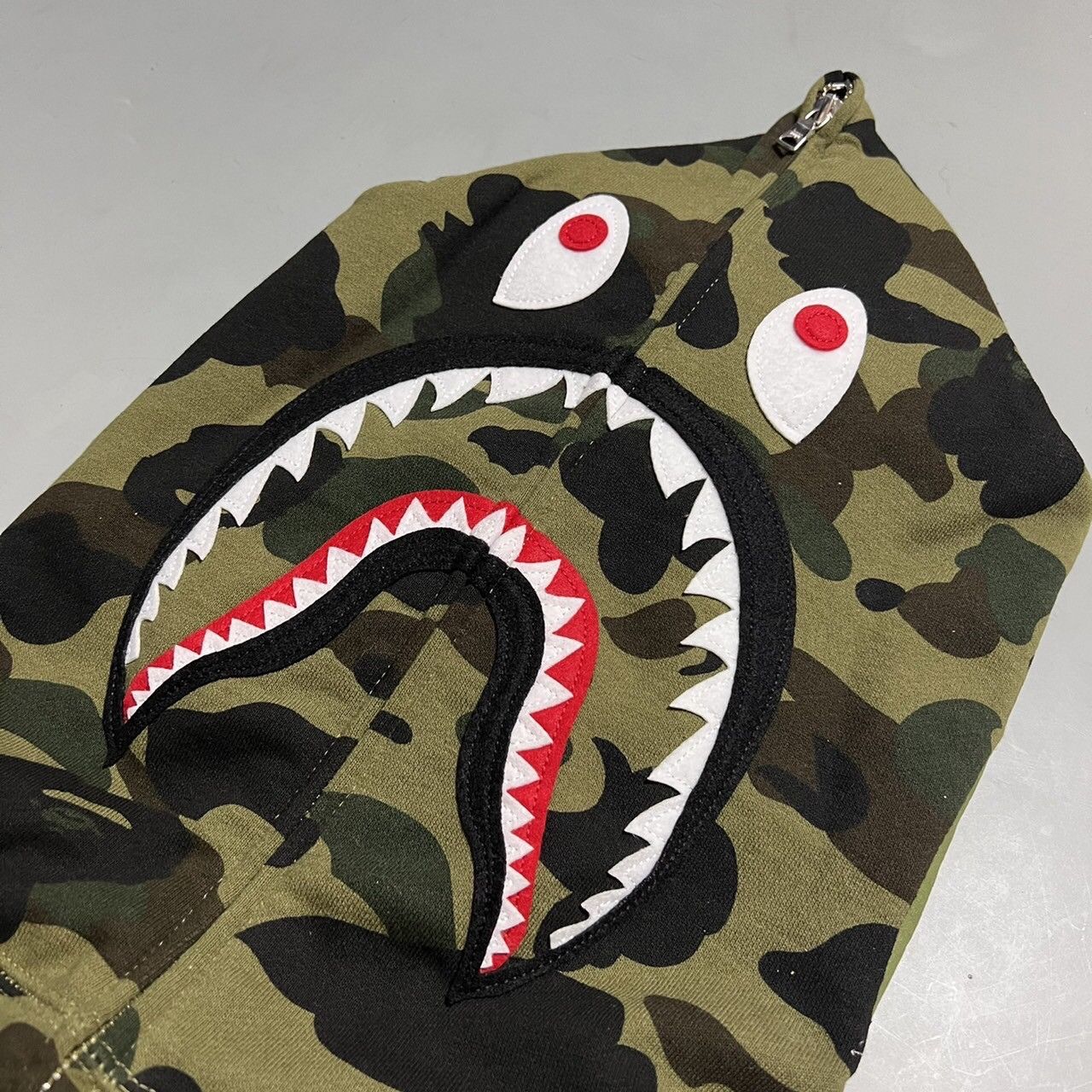 Bape 1st Camo Shark Full Zip Hoodie | Grailed