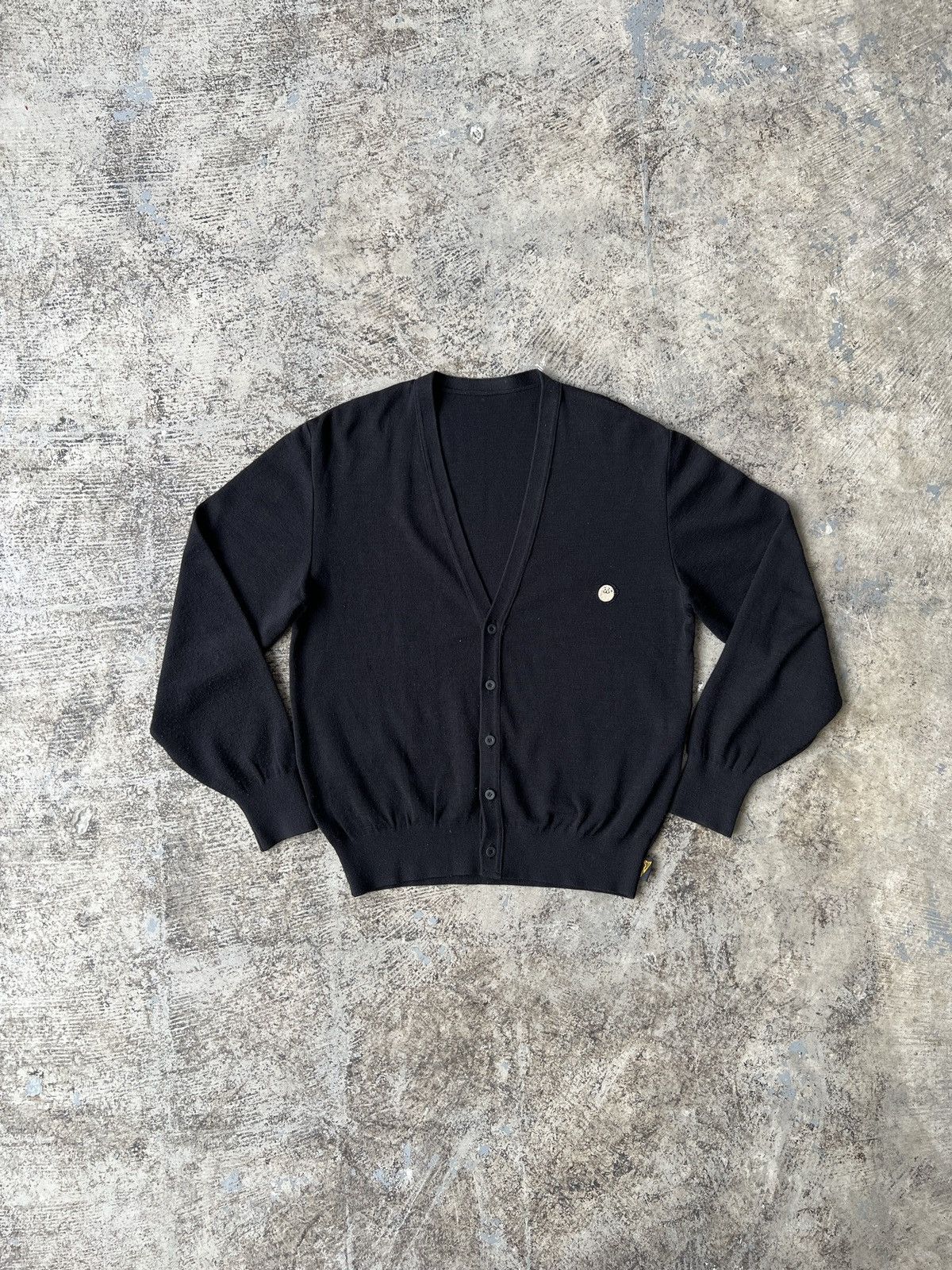 20471120 Hyoma Face Patch Knit Cardigan | Grailed