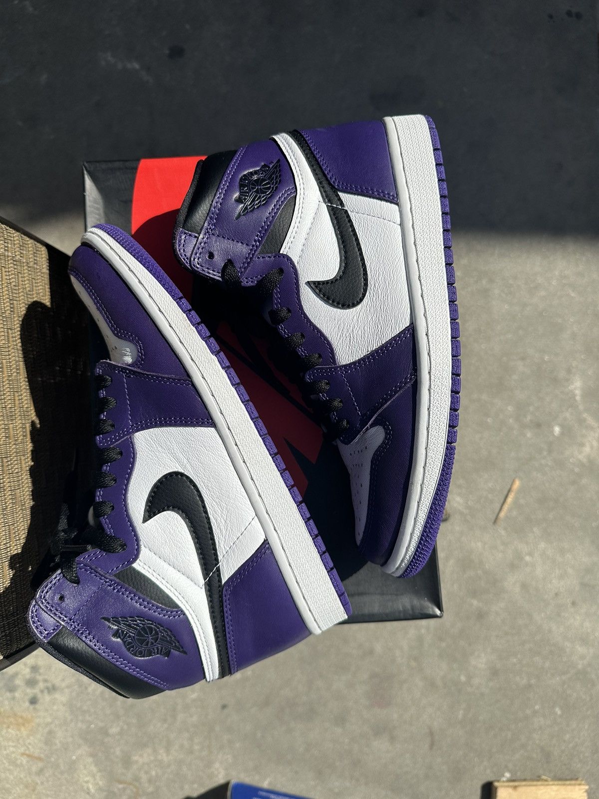 Jordan Brand × Nike Jordan 1 High Court Purple | Grailed