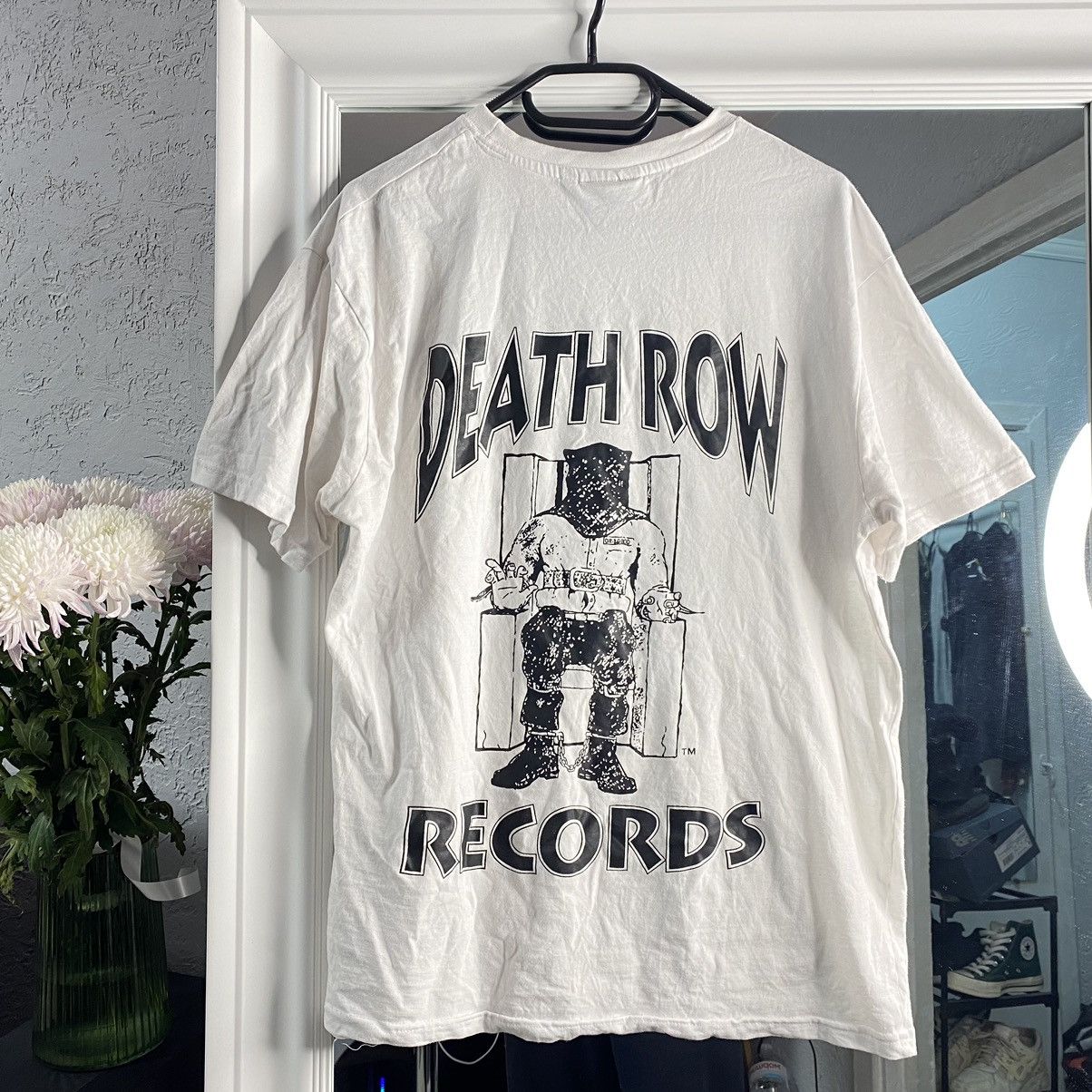 Death Row Records × Rap Tees × Vintage OG DEATH ROW RECORDS WHITE T ...