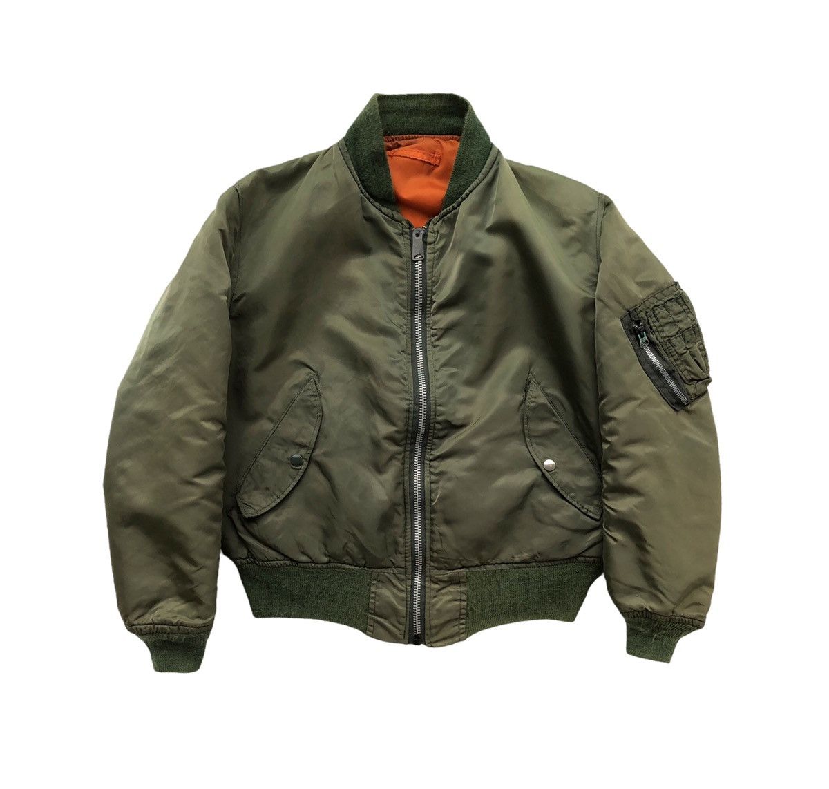 Alpha Industries Vintage Flyer's Man Intermediate MA-1 Bomber Flight Jacket | Grailed