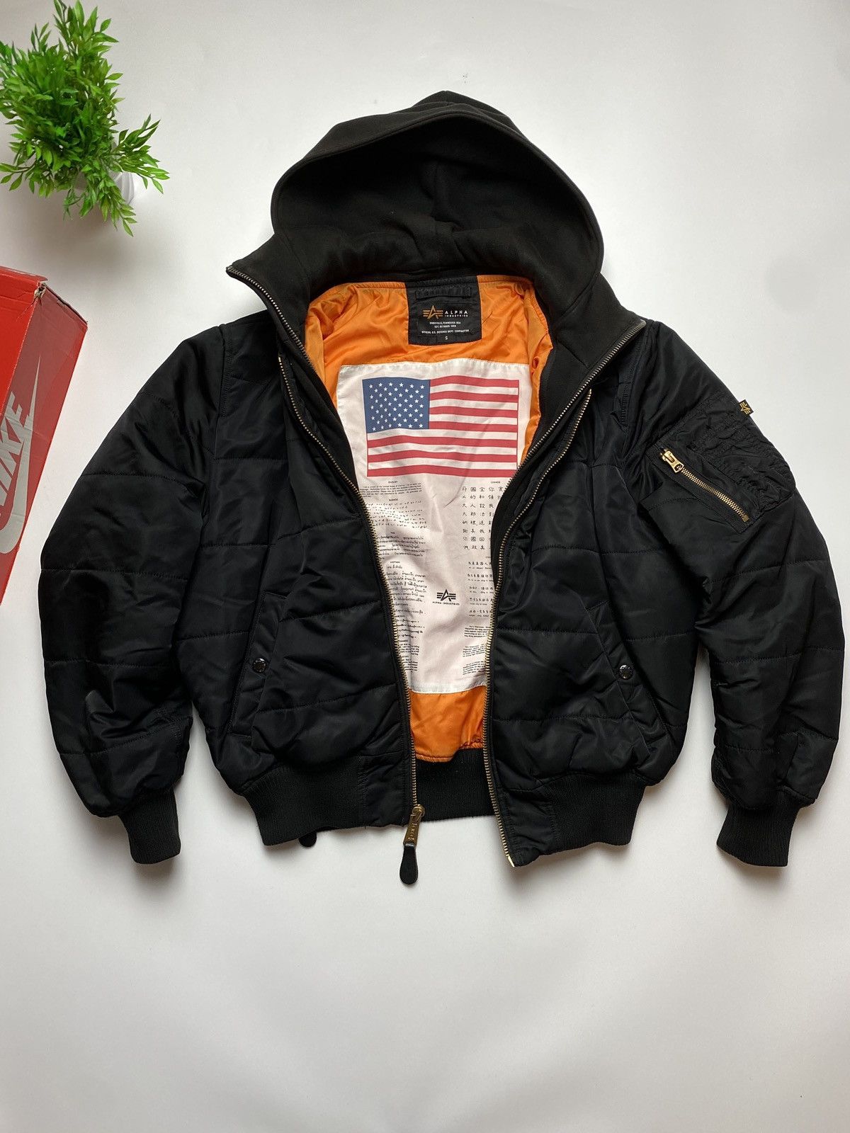 Vintage Vintage Alpha Flyer’s Industries Limited Edition MA-1 Bomber ...