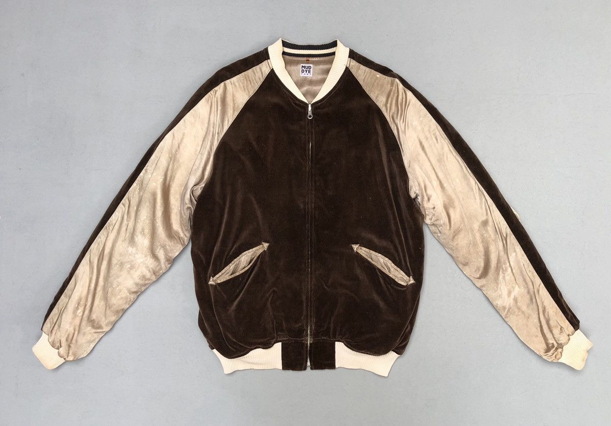 Japanese Brand × Sukajan Souvenir Jacket × Vintage Mud Dye Riri Zipper ...