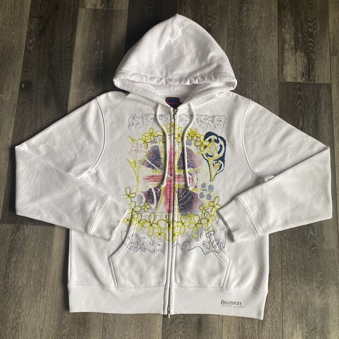 Sad Boys Bladee for Drain Gang Marc Jacobs Zip Up Graphic Logo Hoodie ...