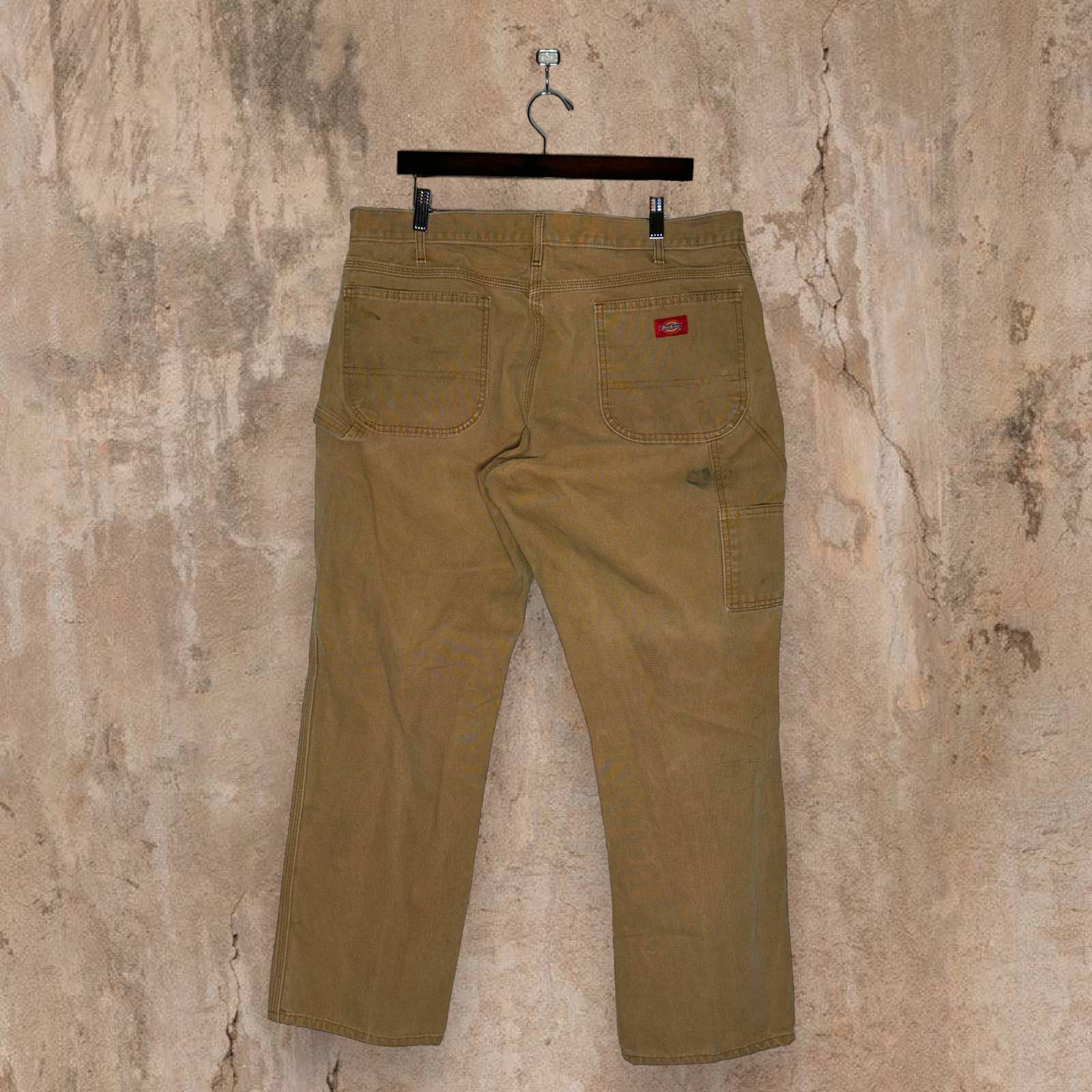 Dickies × Streetwear × Vintage Dickies Carpenter Pants Tan Canvas Red ...