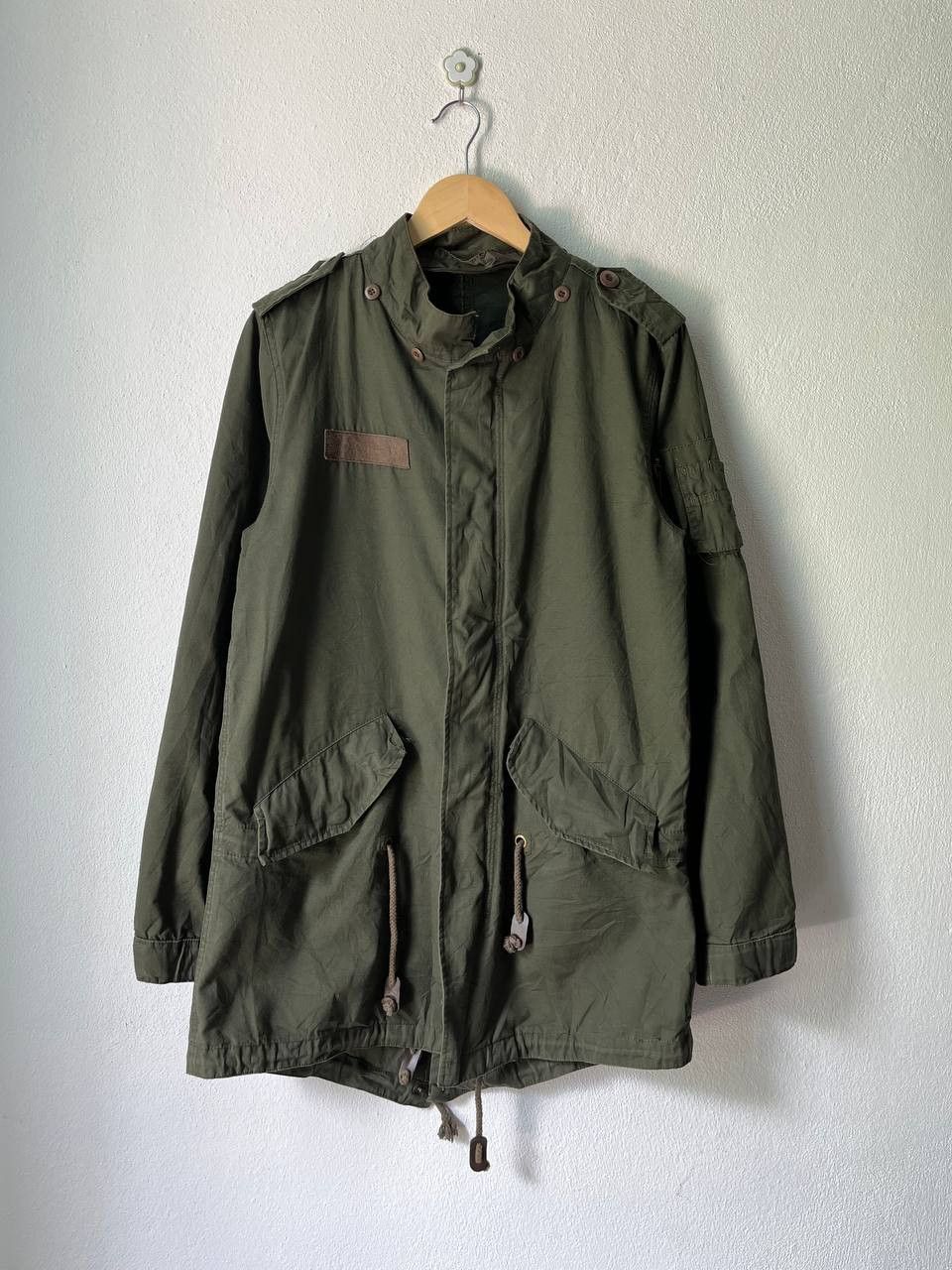 Military Army Style Long Field Jacket | Grailed