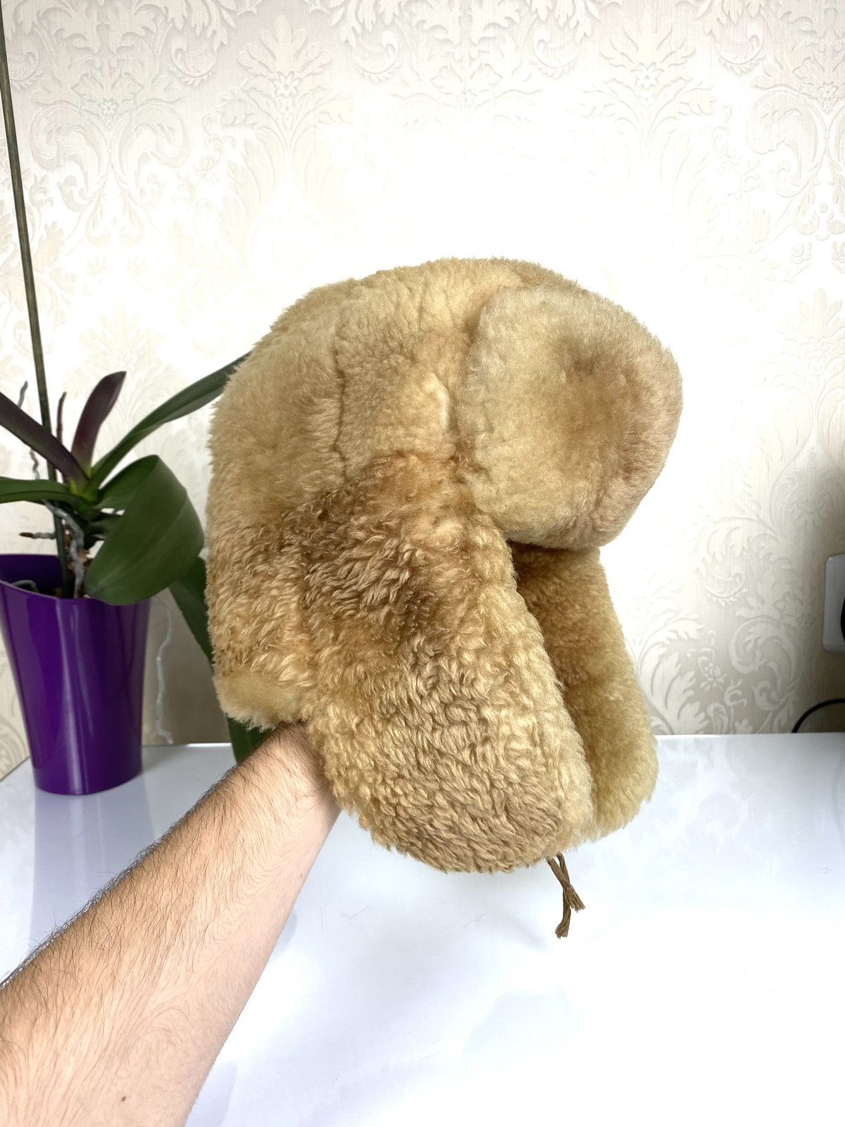 Avant Garde × Streetwear × Vintage Vintage 90s Alt Fuzzy Mohair Ushanka ...