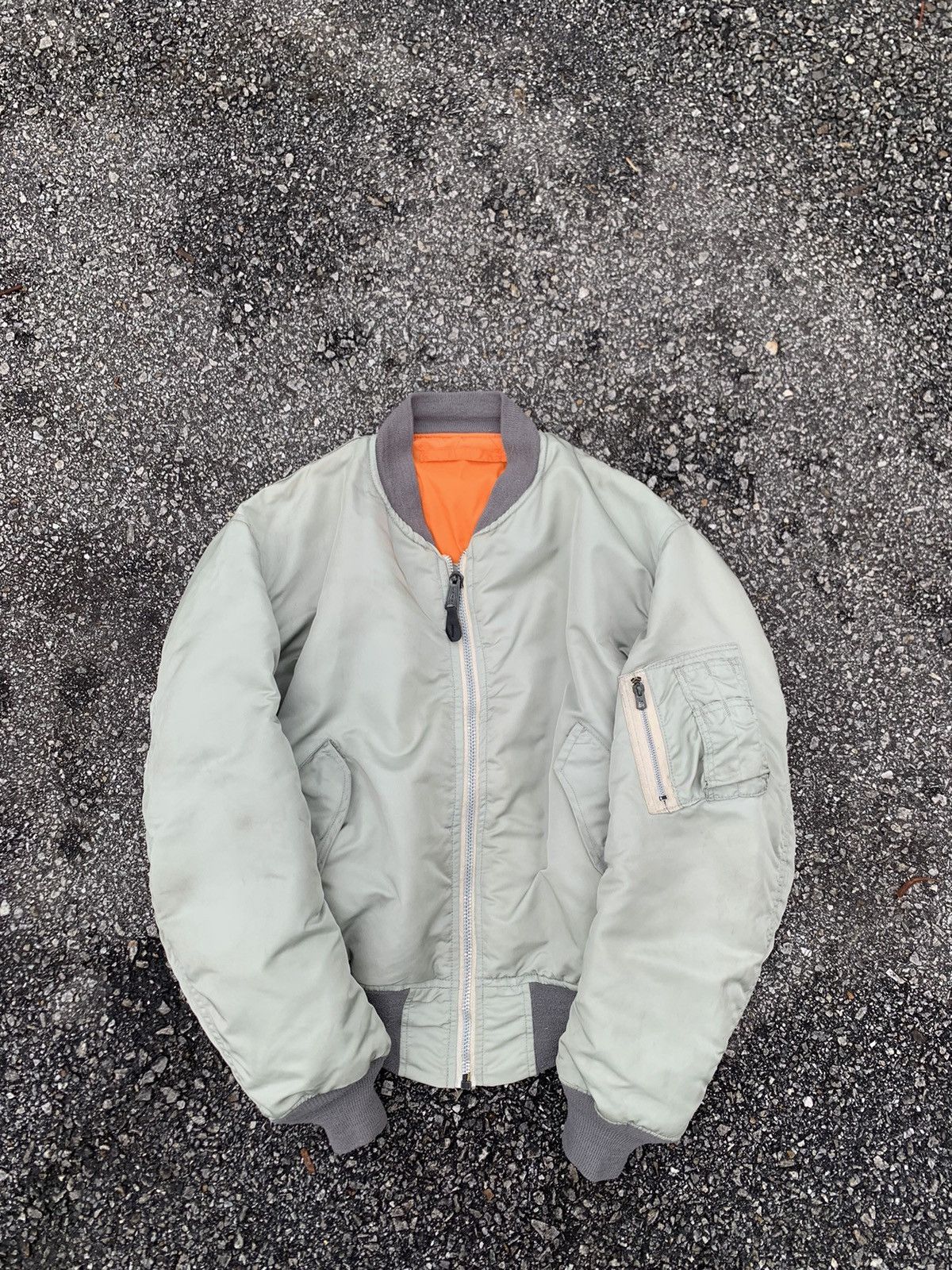 Vintage 👹Vintage MA-1 Man Intermediate Bomber Jacket | Grailed