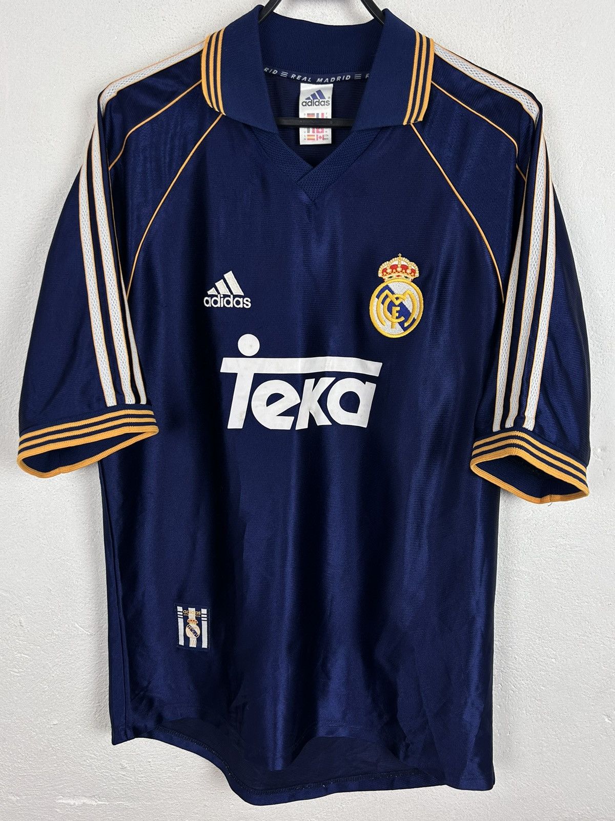 Adidas 90s Adidas Real Madrid 1998/99 Third Kit Soccer Jersey | Grailed
