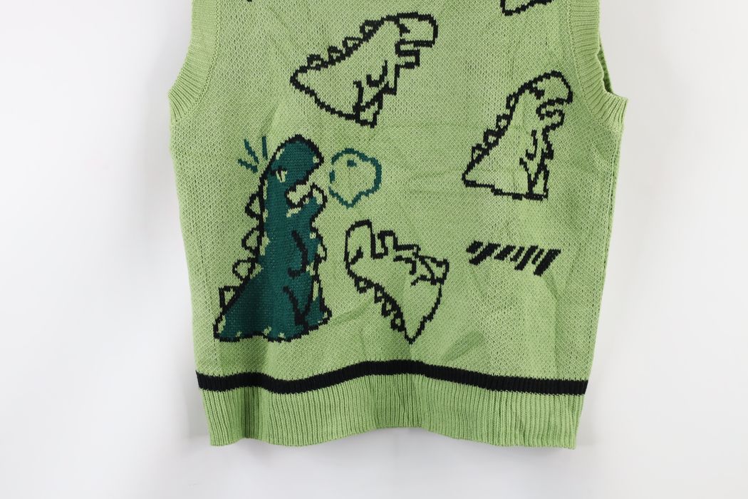 Vintage Vintage 90s Streetwear Tyrannosaurus Dinosaur Sweater Vest ...
