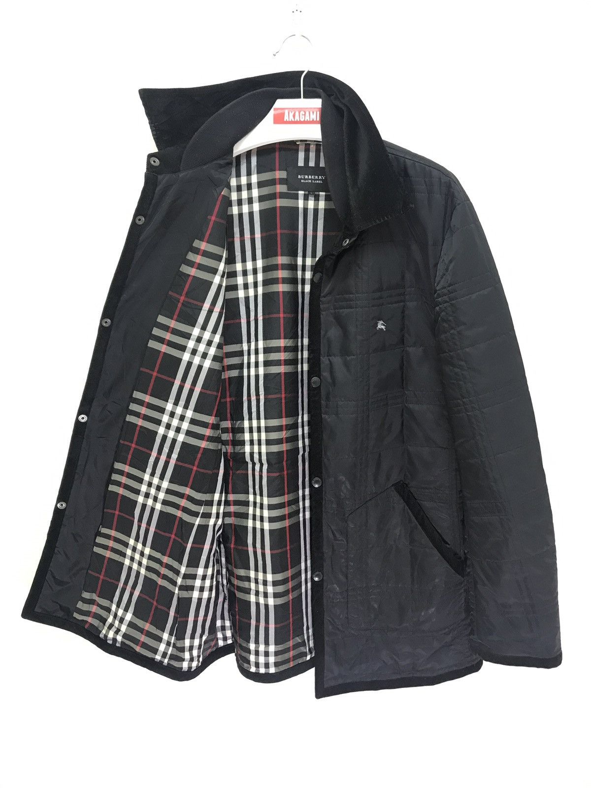 Burberry Burberry Black Label Quilted Jacket Padding Check Lining | Grailed