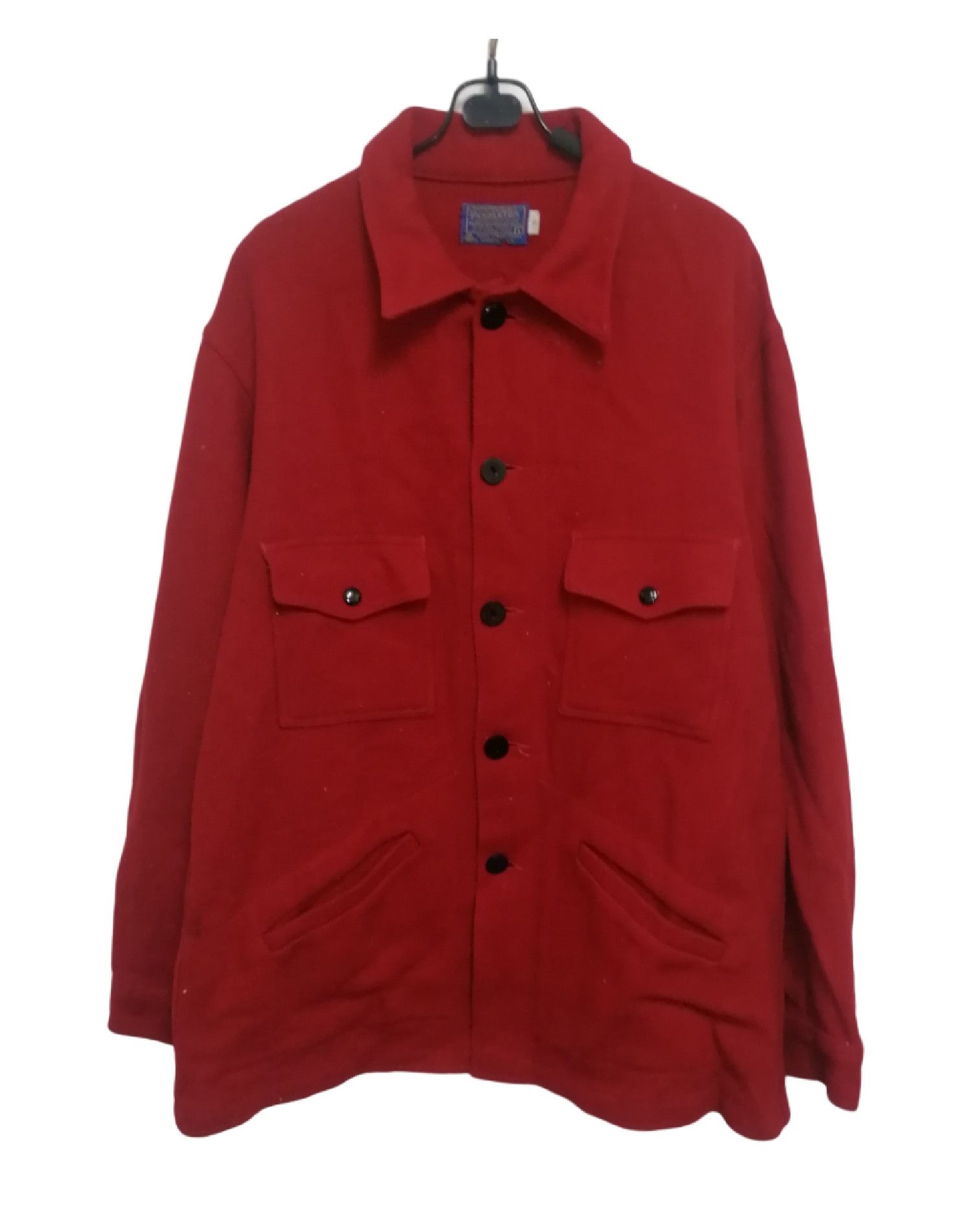 Pendleton × Vintage Vintage 60s Pendleton Red Wool Barn Chore Jacket Coat | Grailed