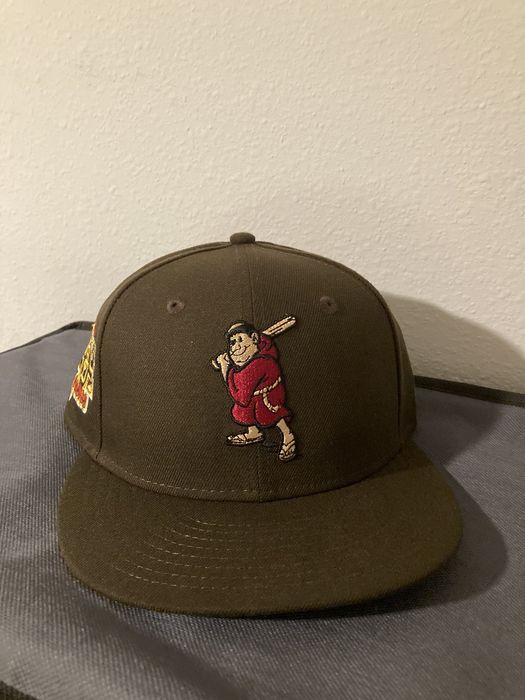 New Era Hat Club 7 3/8 San Diego Padres Swinging Friar Brown OG drop ...