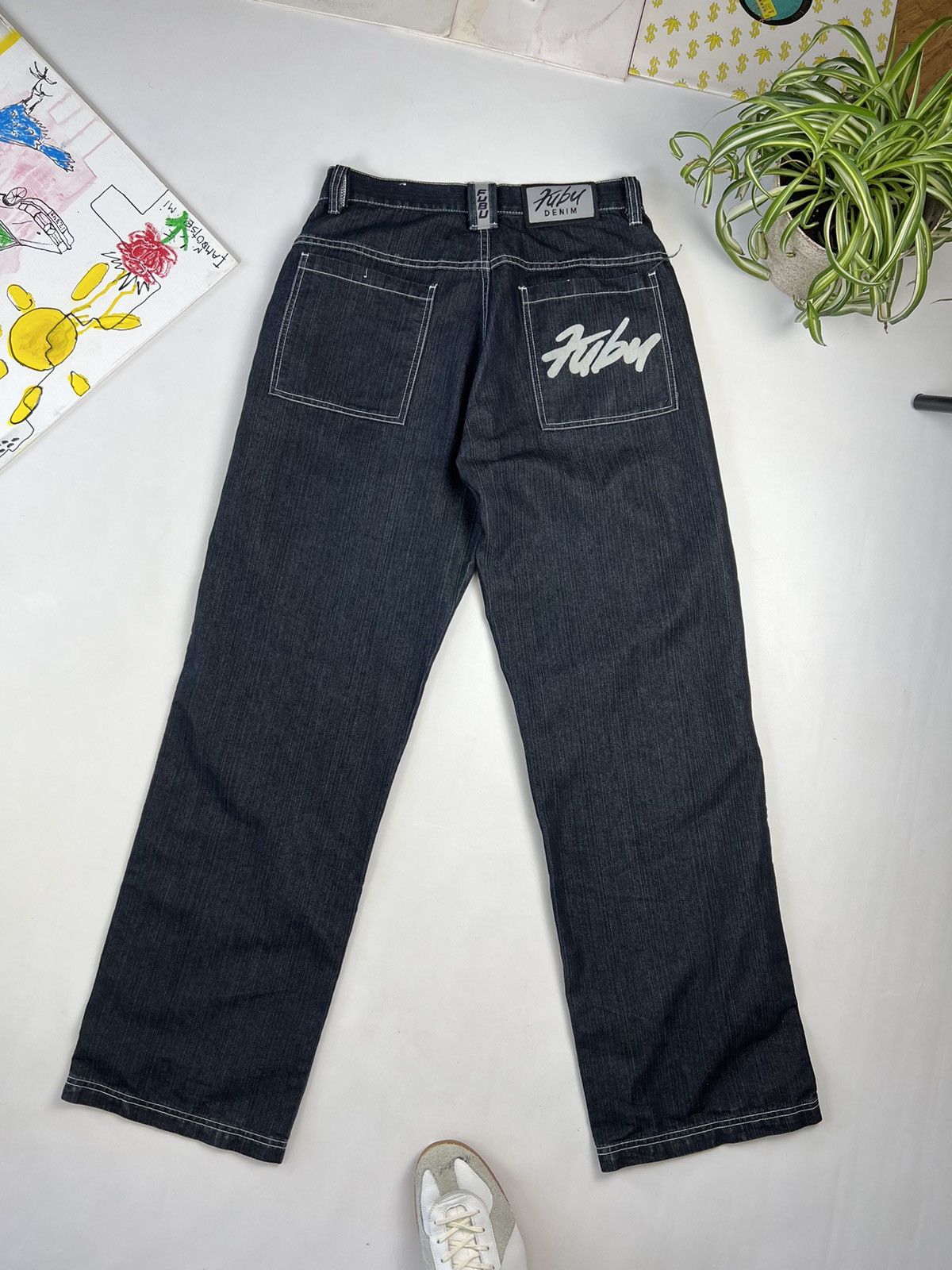 Rap Tees × Snoop Dogg × Streetwear Vintage Fubu Baggy Fit Denim Jeans Cargo Pants Hip Hop | Grailed