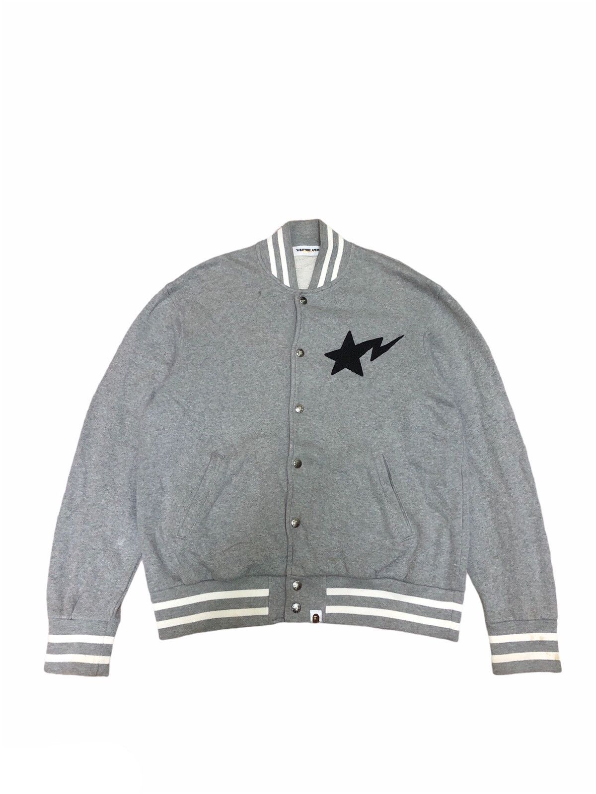 Bape Bapesta Varsity Sweat Jacket | Grailed
