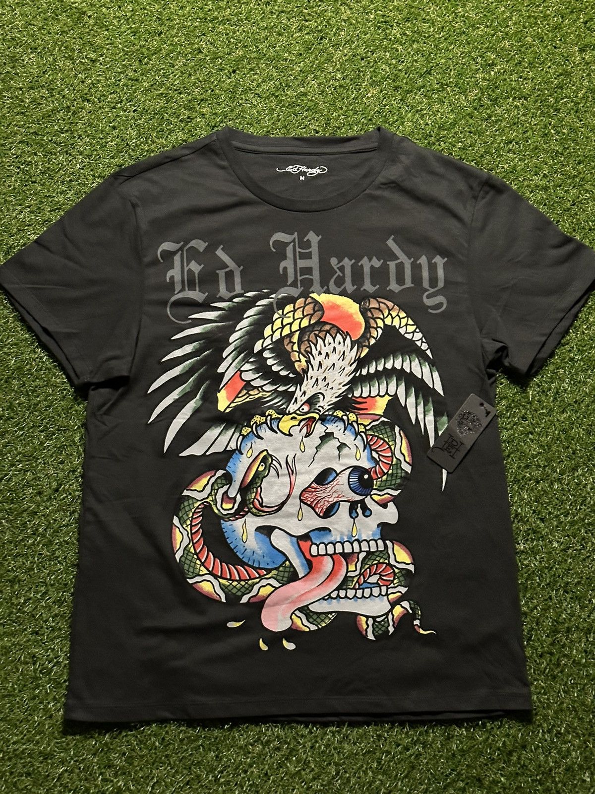 Ed Hardy Y2K Ed hardy graphic T shirt size Medium | Grailed