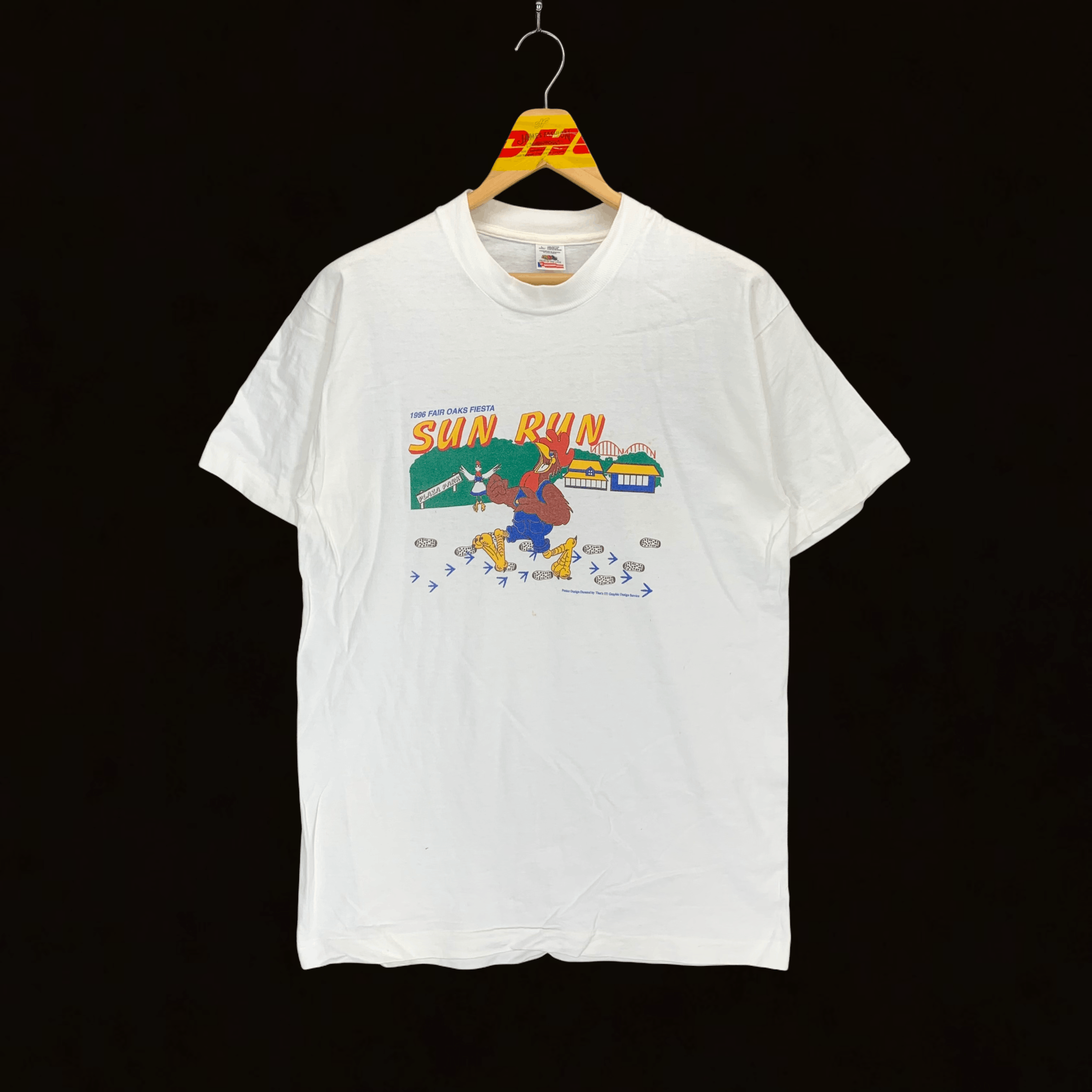 Vintage Vintage 96' Sun Run Running Tees #3165-110 | Grailed