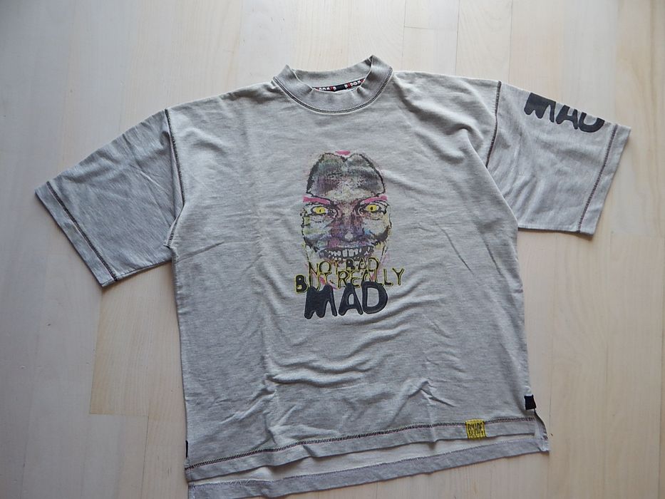Vintage vintage bad+mad hardwear heavy boxy oversized tee | Grailed