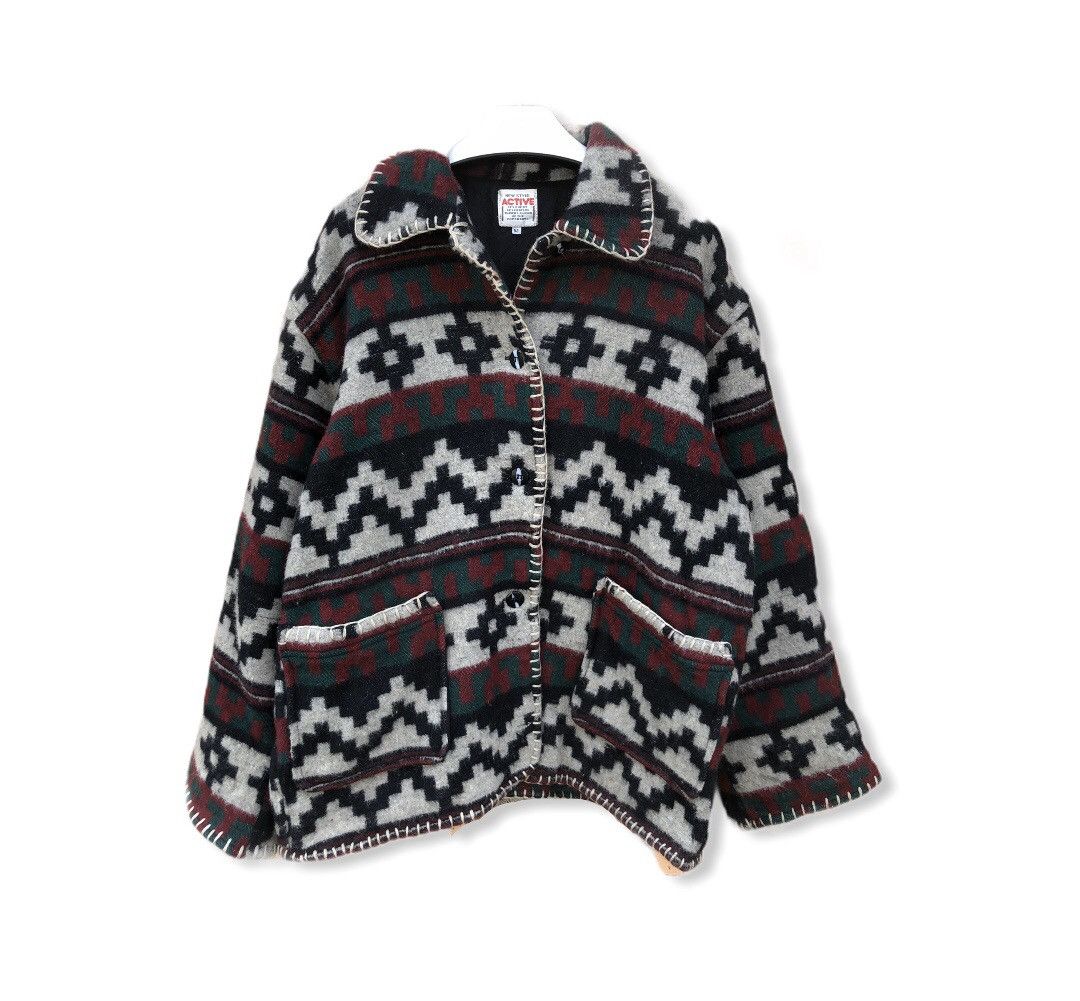 Vintage Vintage active Red Indians Style Navajo Jacket | Grailed