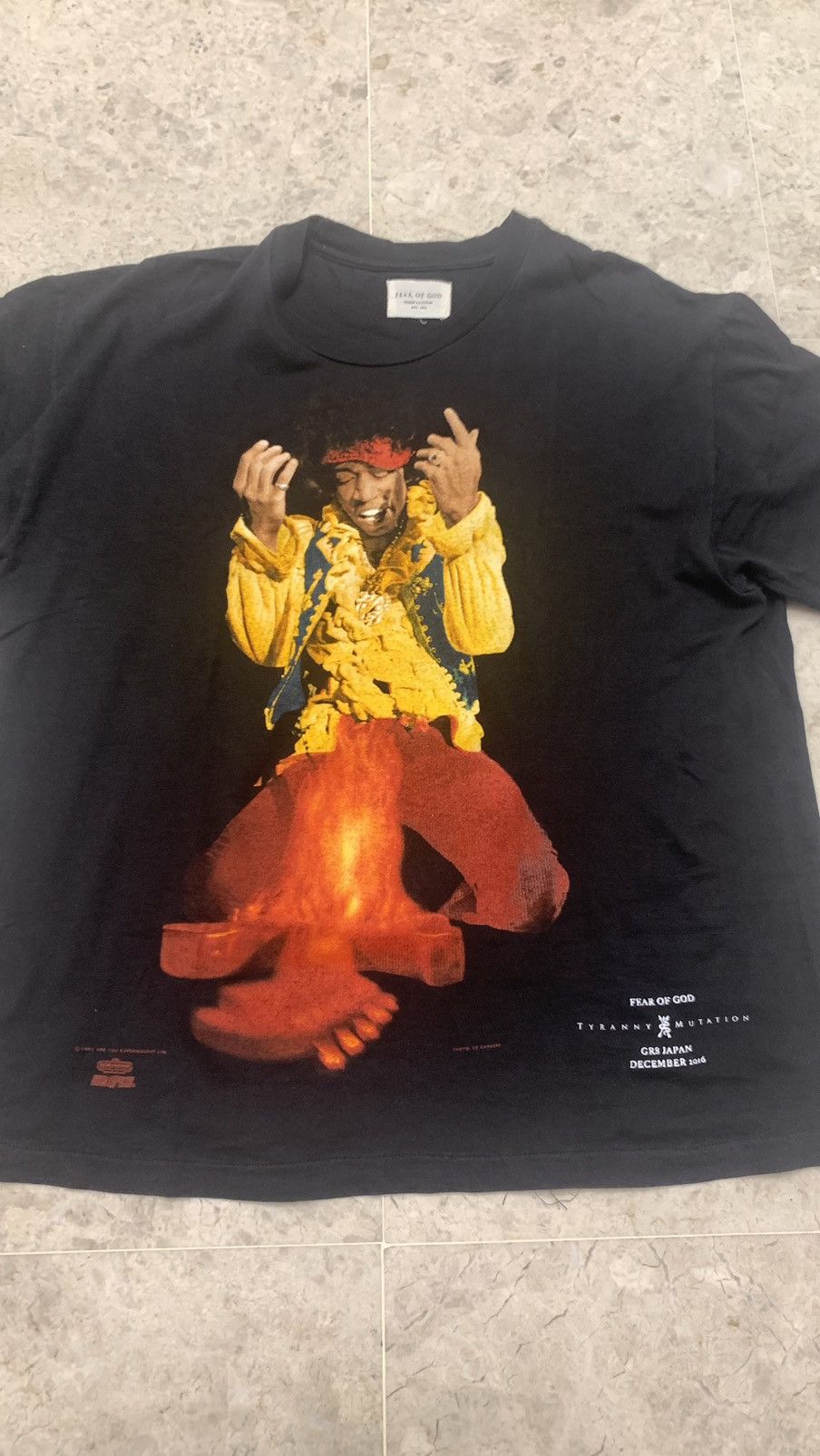 Fear of God Fourth collection GR8 japan Jimi Hendrix Tee | Grailed