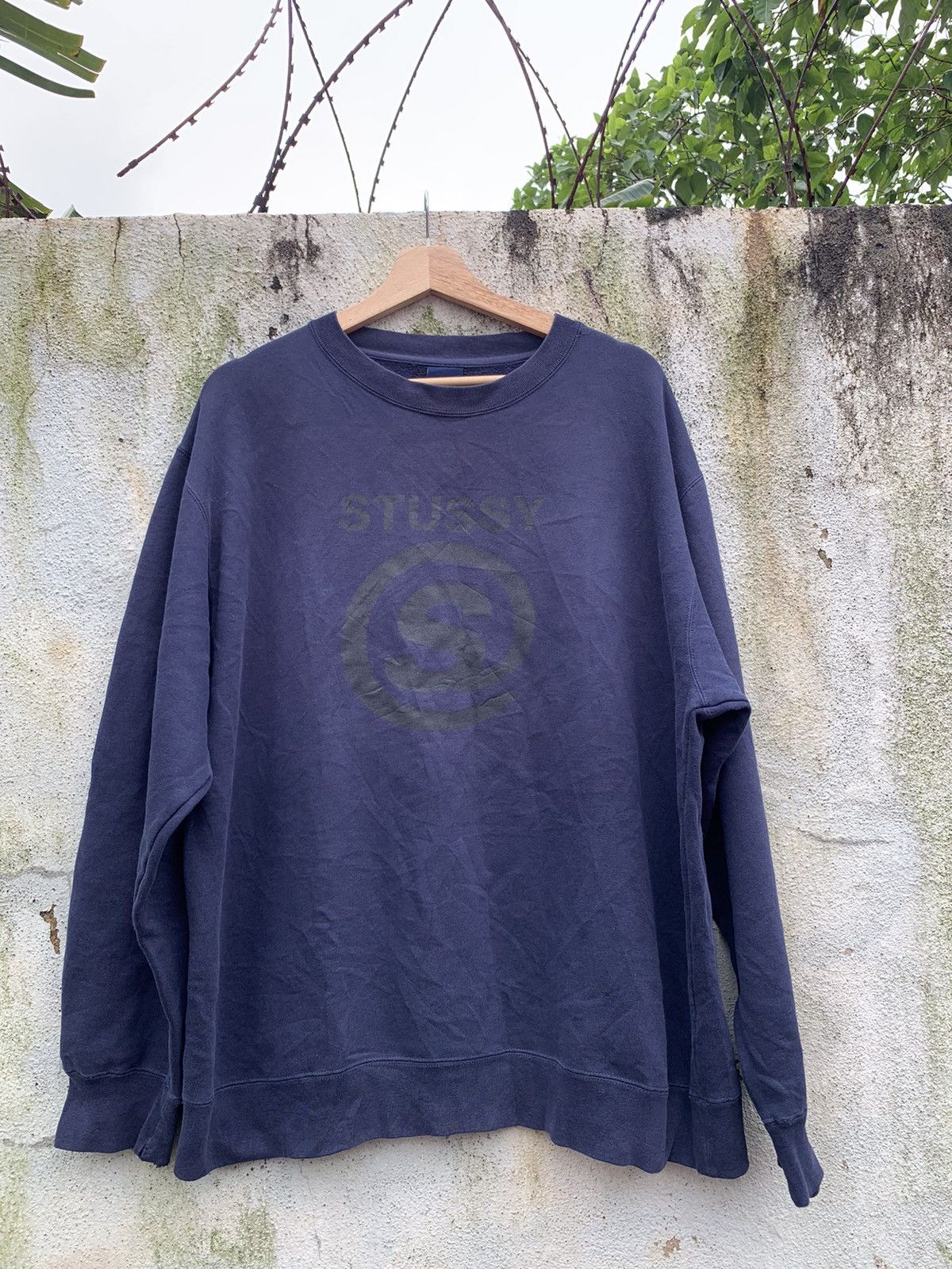 Vintage Vintage 90’s Stussy Crewneck Big Logo Made In USA | Grailed