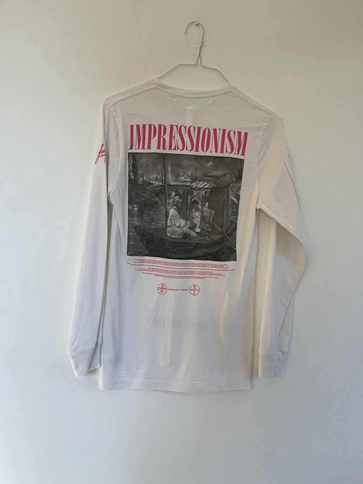Off-White Off white Impressionism Long sleeve shirt | Grailed