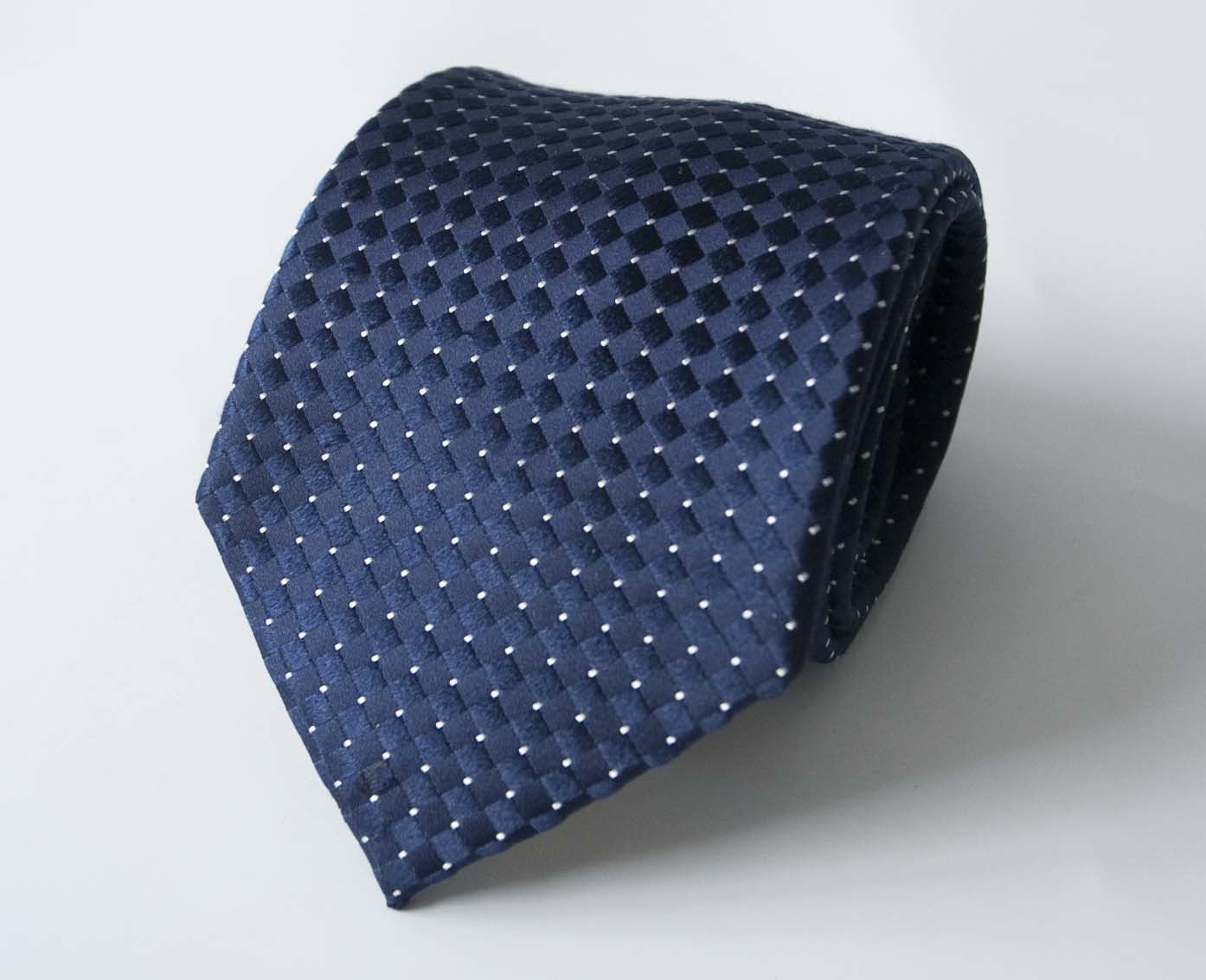 Donald Trump Donald J. Trump Tie Signature Collection Dark Blue Silk ...
