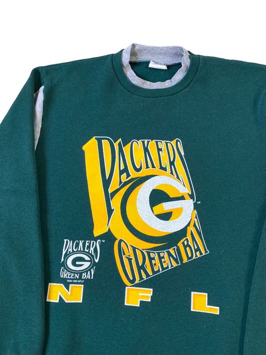 Vintage Vintage 90s Green Bay Packers NFL Logo Graphic crewneck | Grailed